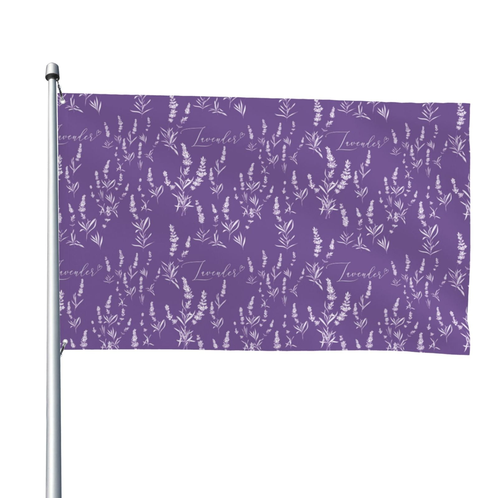 Xecao Lavender Flowers for Longest Lasting Flag, Made From Polyester ...