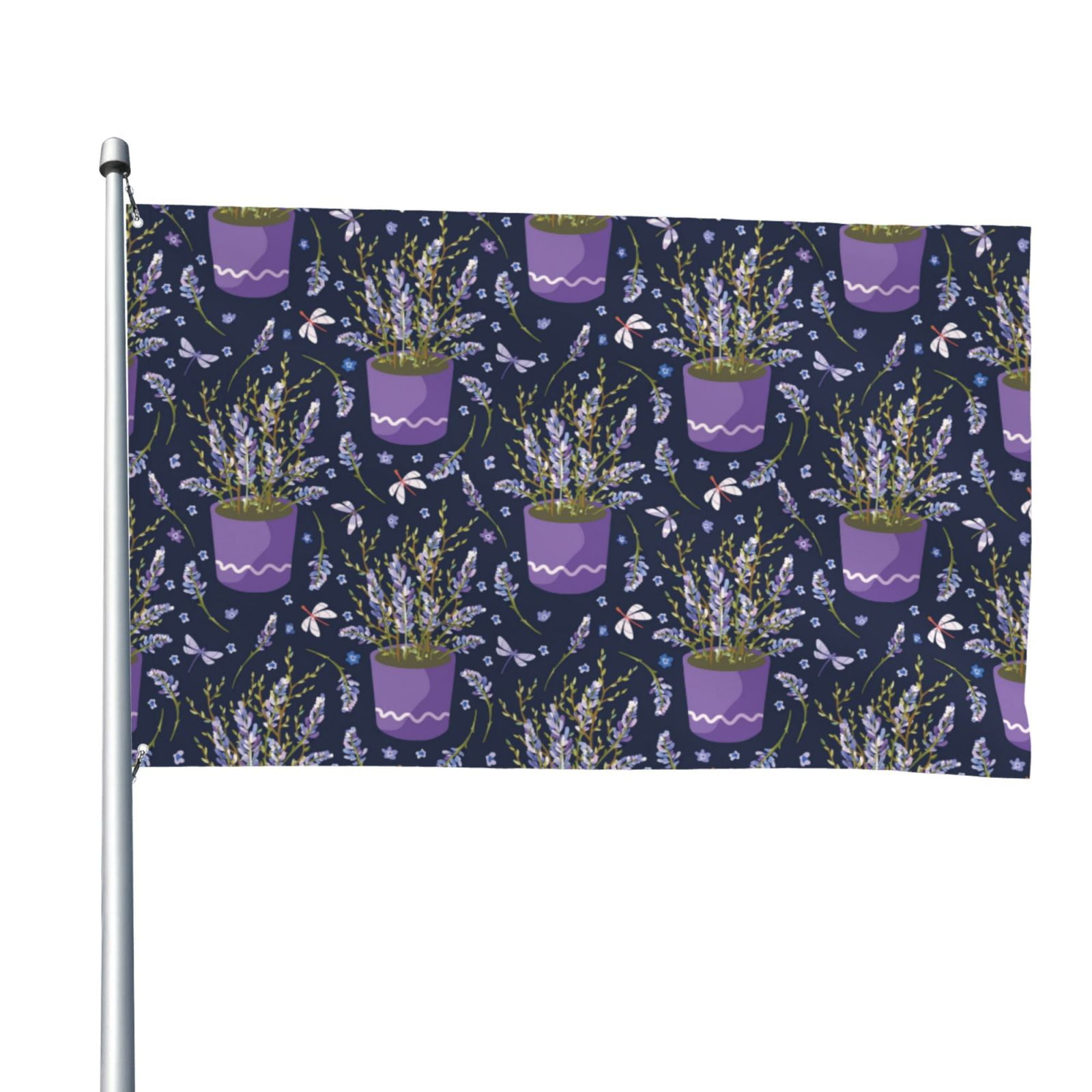 Xecao Lavender Flowers for Longest Lasting Flag, Made From Polyester ...