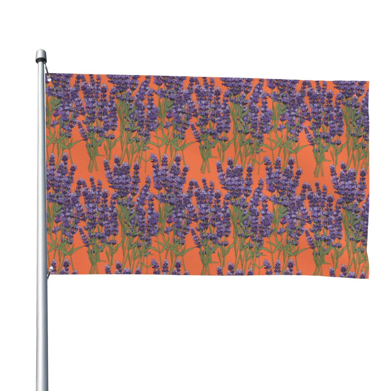 Xecao Lavender Flowers for Longest Lasting Flag, Made From Polyester ...