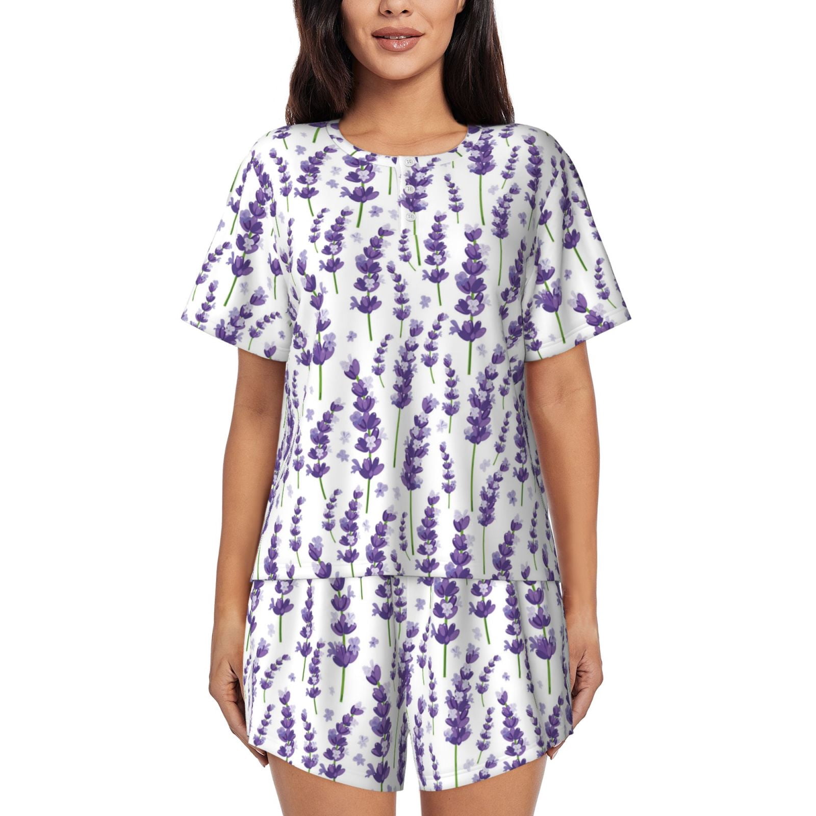 Xecao Lavender Flowers print Swimsuit for women, Summer-ready, sporty ...