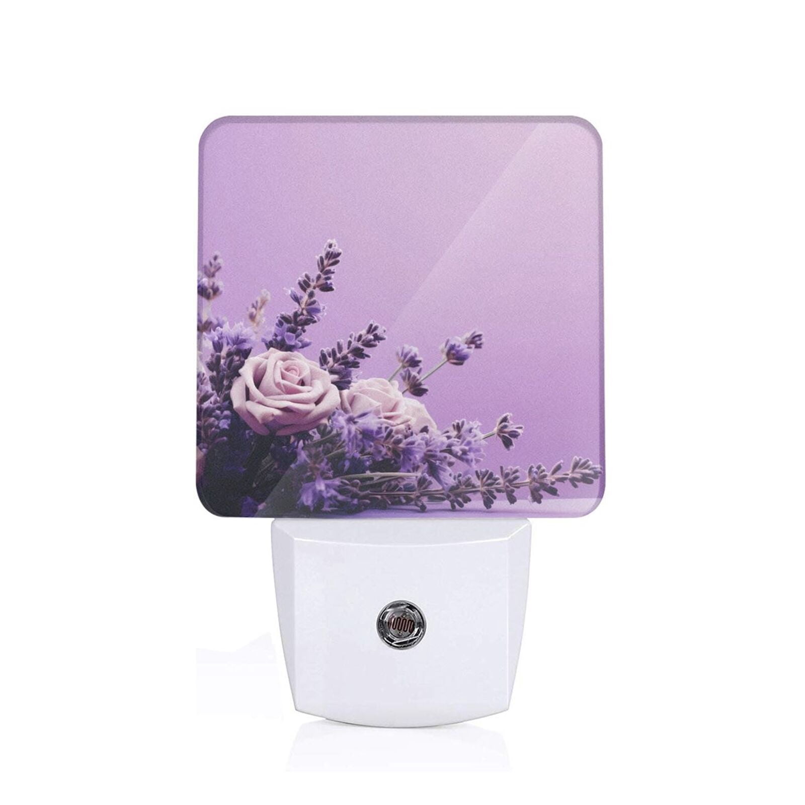 Xecao Lavender Roses Arrangement for Night Light - a Wall-mounted LED ...