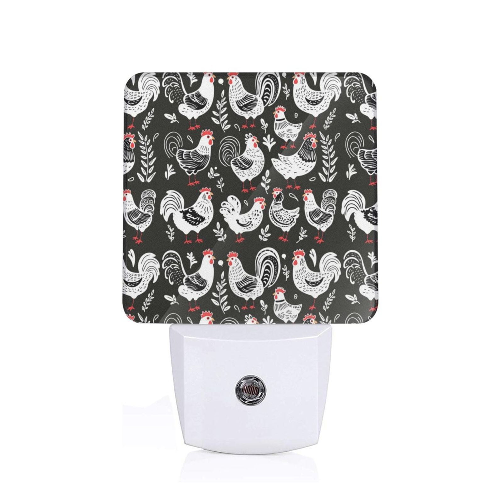 Xecao Laying Hens And Roosters for Night Light - a Wall-mounted LED ...