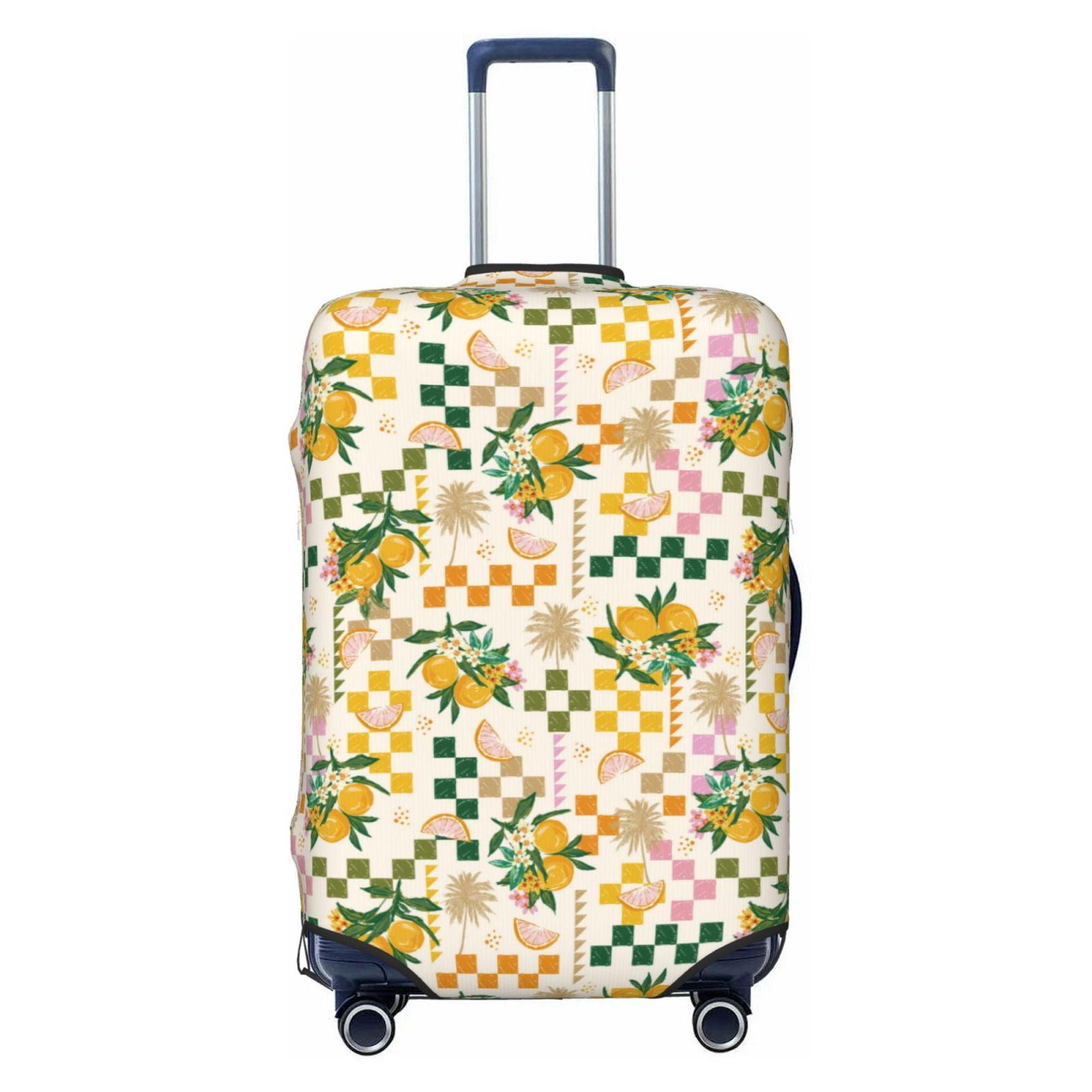 Xecao Lemon print Elastic Luggage Cover, with double-sided print , is ...
