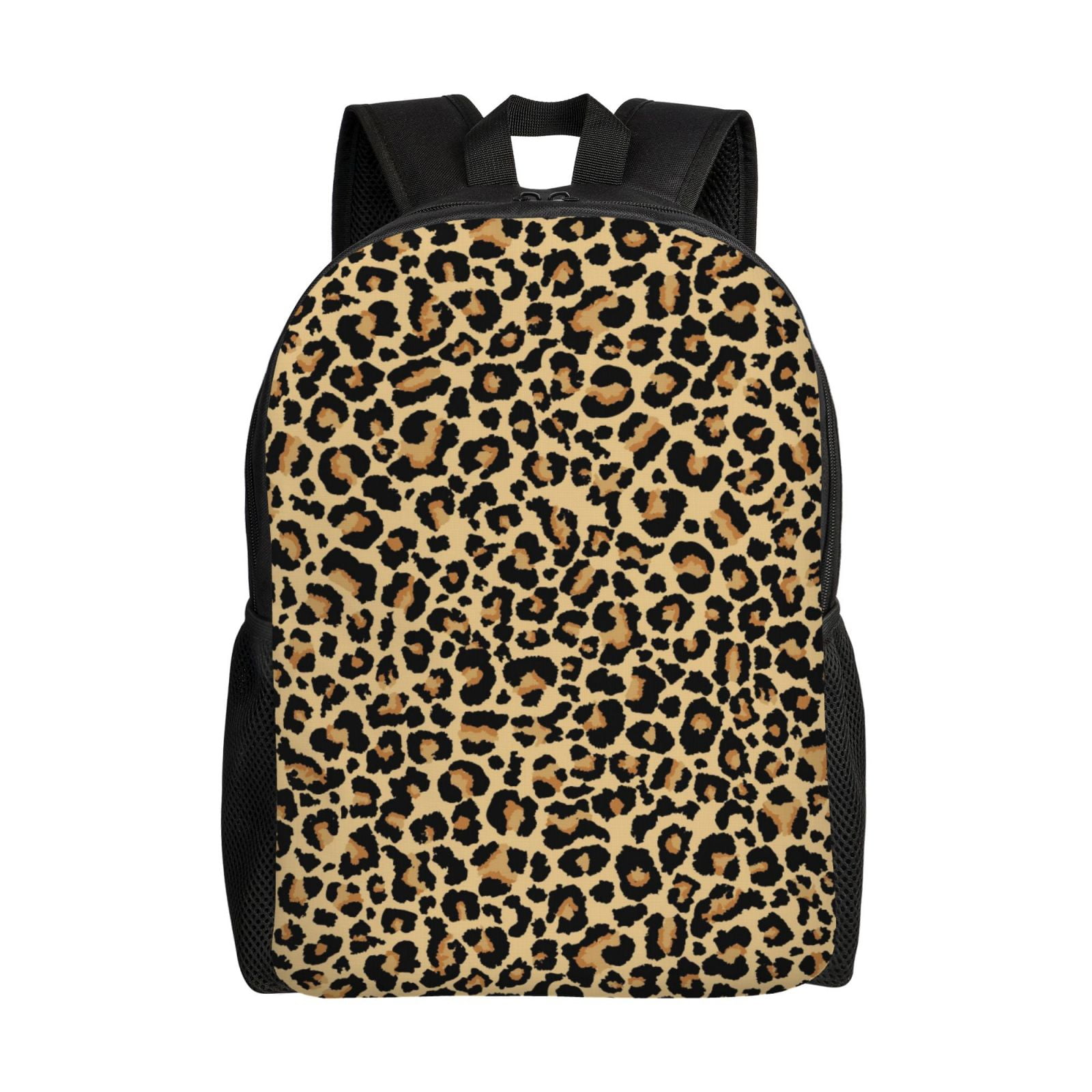 Xecao Leopard Print Print School Backpack with Laptop Compartment Small ...