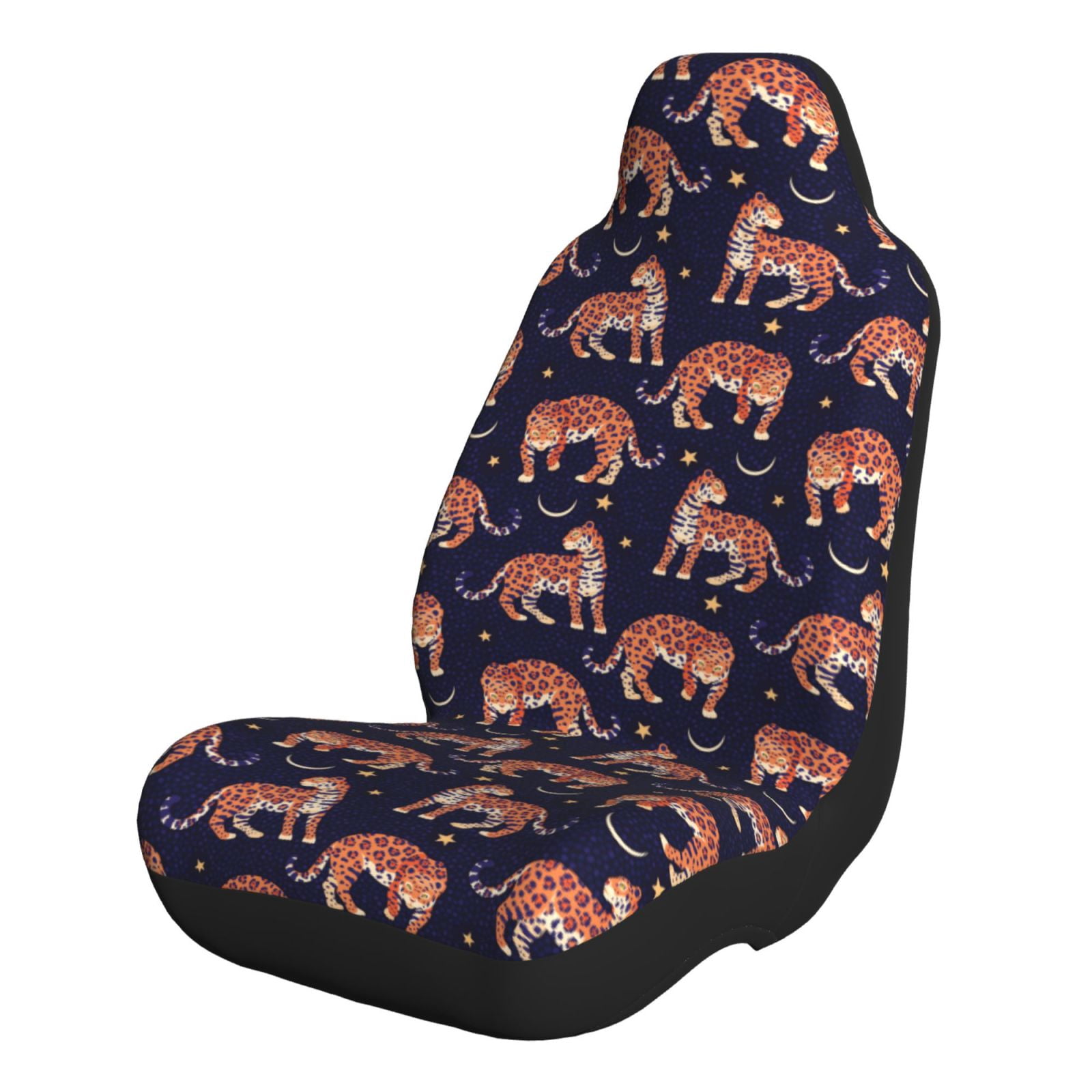 Xecao Leopard Print for Automotive Seat Covers for Cars Trucks and SUVs ...