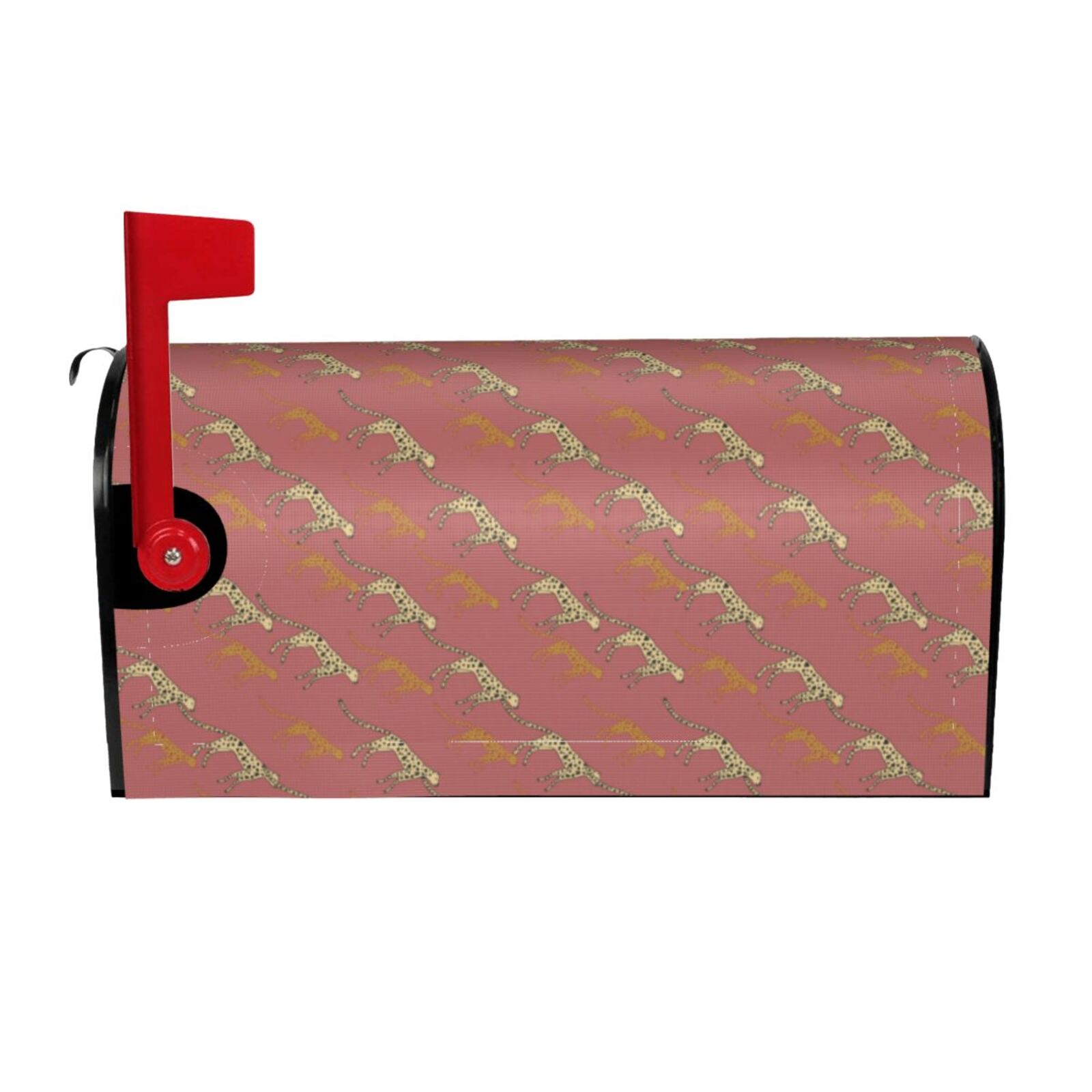 Xecao Leopard Print for Mailbox Cover with Magnetic Strips, Waterproof ...