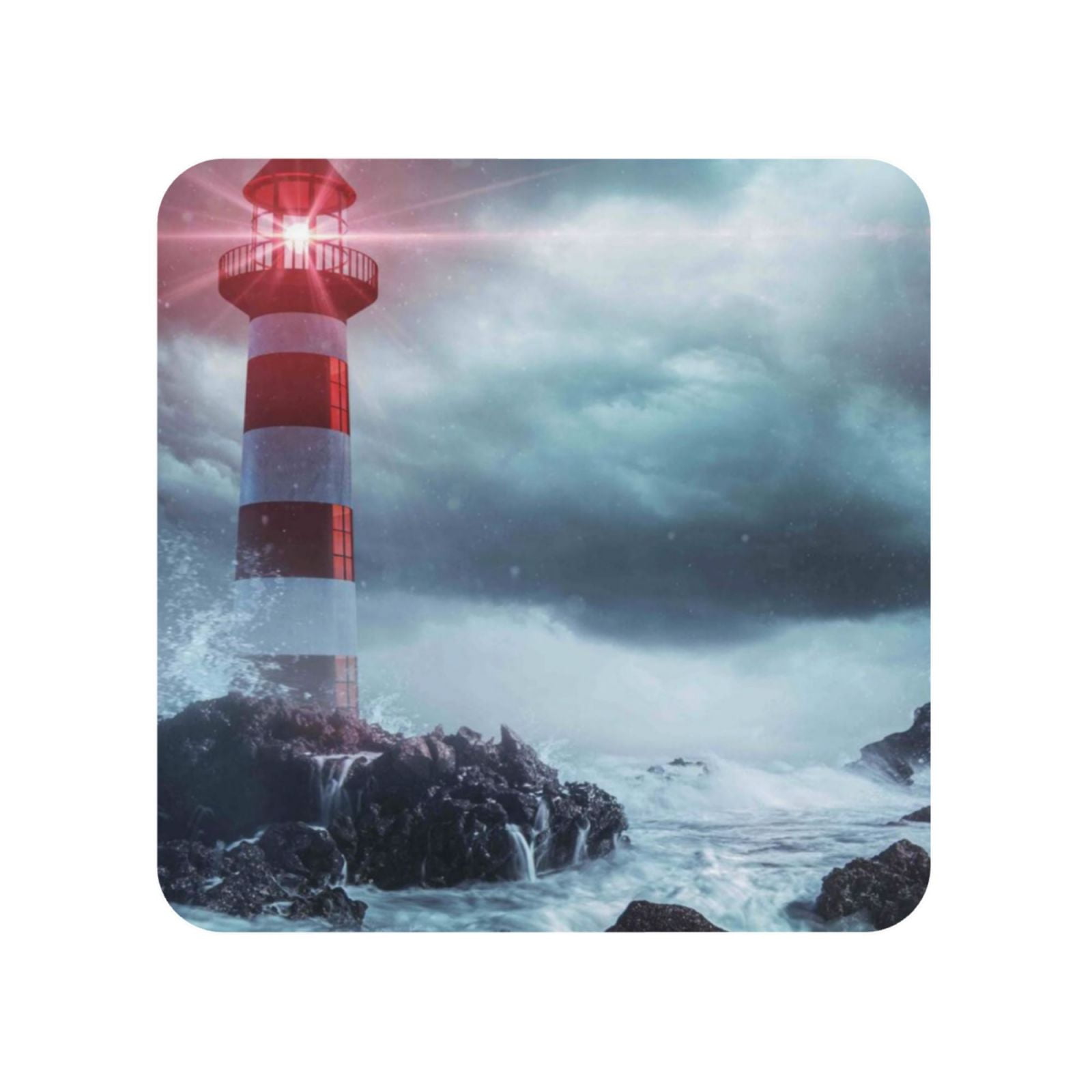 Xecao Lighthouse in a Stormy Sea for Fridge Magnets - Fun Decorative ...