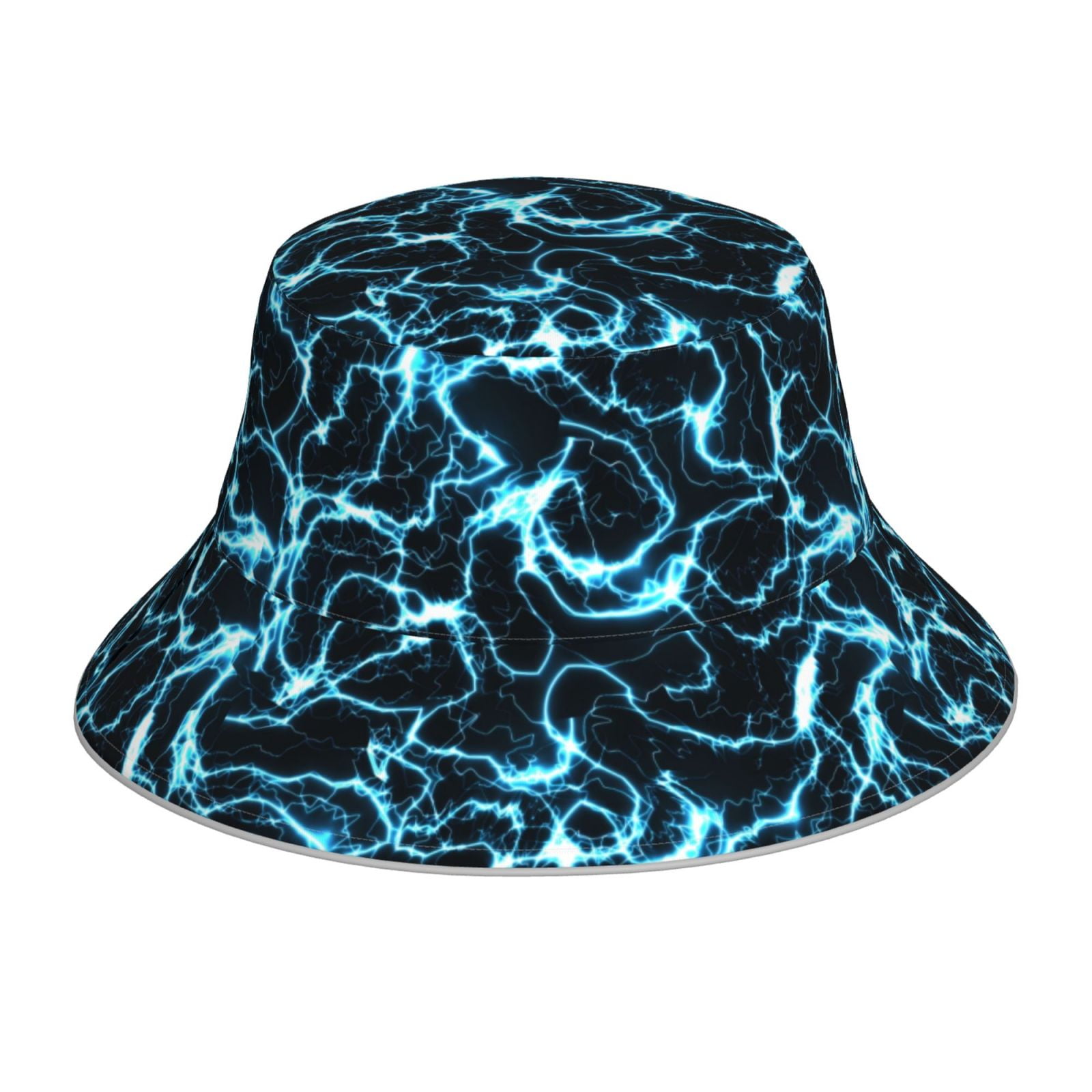 Xecao Lightning Print Men and Women Night Reflective Hat Runner Cap ...