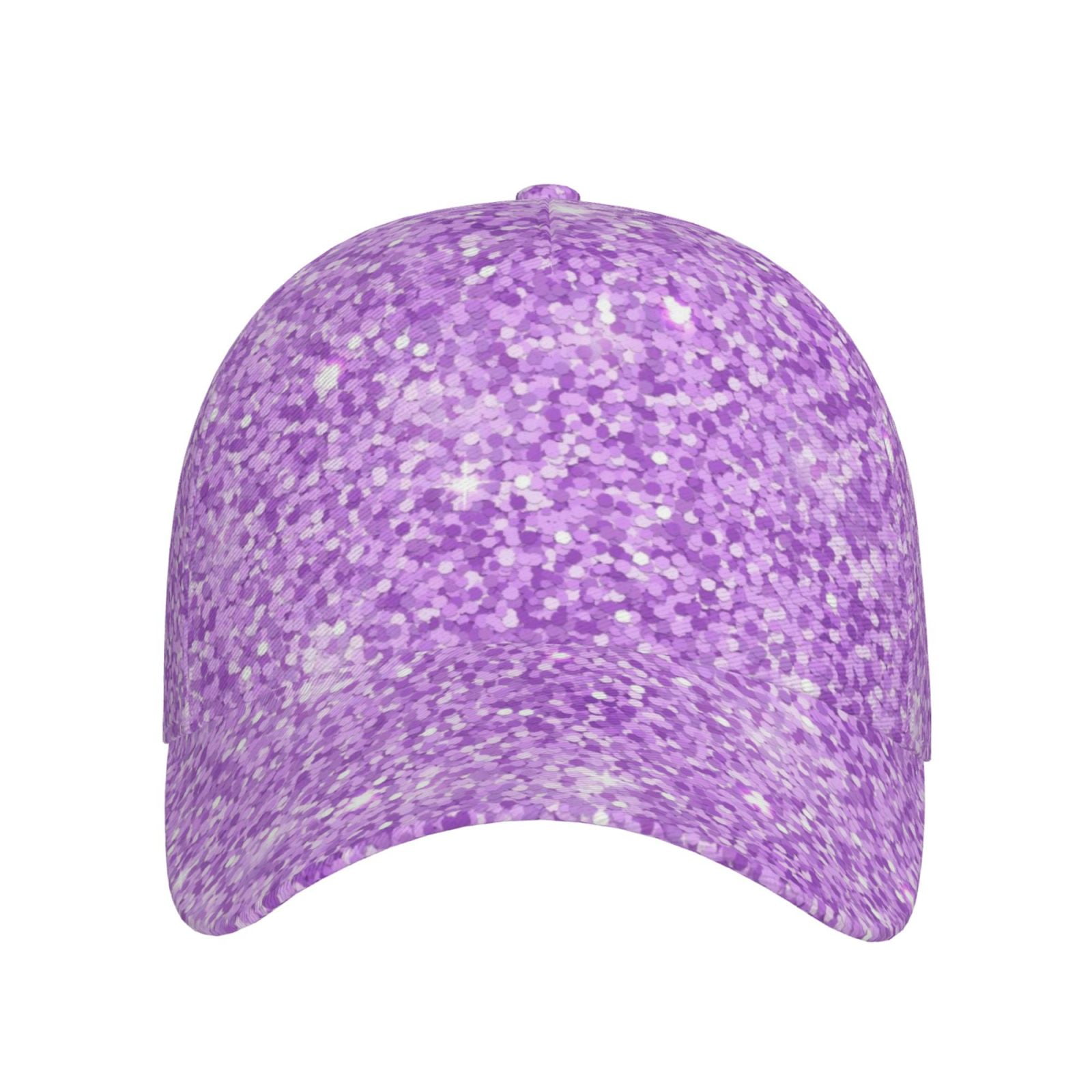 Xecao Lilac Glittering for Baseball Cap: Unisex, crafted from classic ...