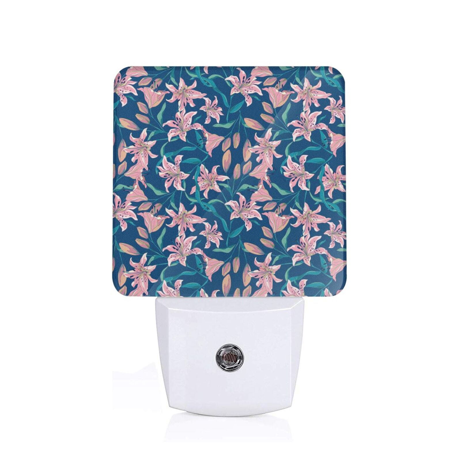 Xecao Lilies Flowers for Night Light - a Wall-mounted LED Fixture with ...