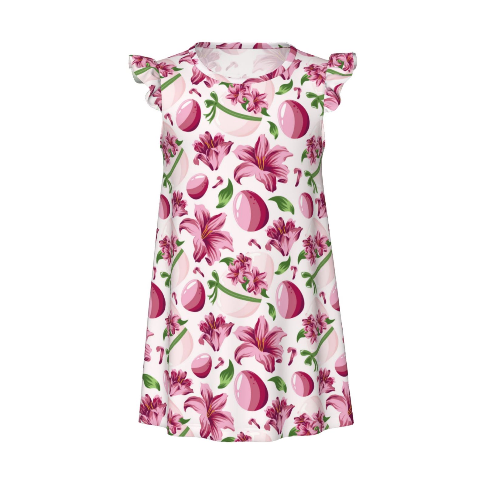 Xecao Lilies Flowers Nightgowns for Girls: Elegant Princess Pajama ...