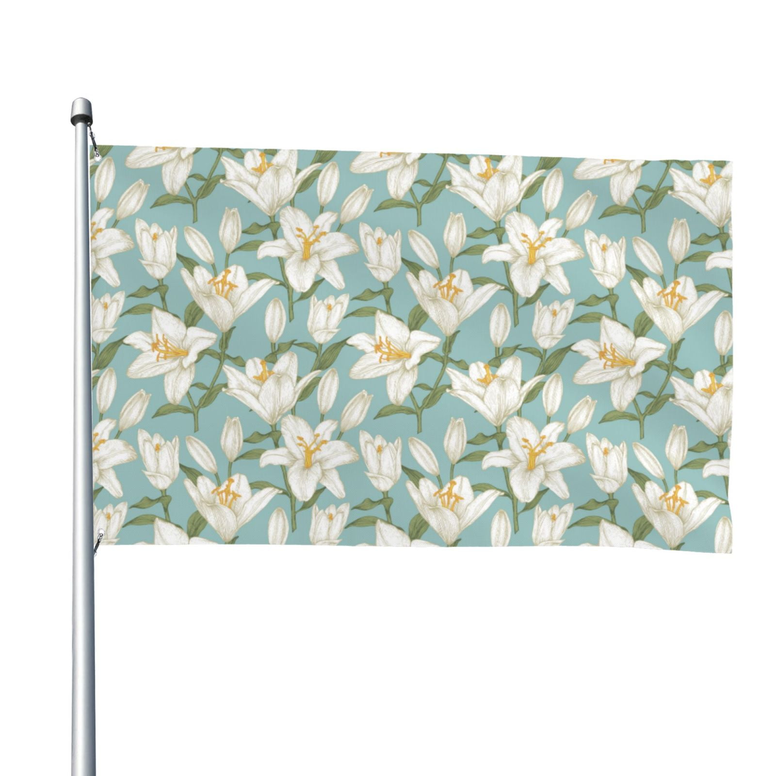 Xecao Lilies Flowers for Longest Lasting Flag, Made From Polyester, UV ...