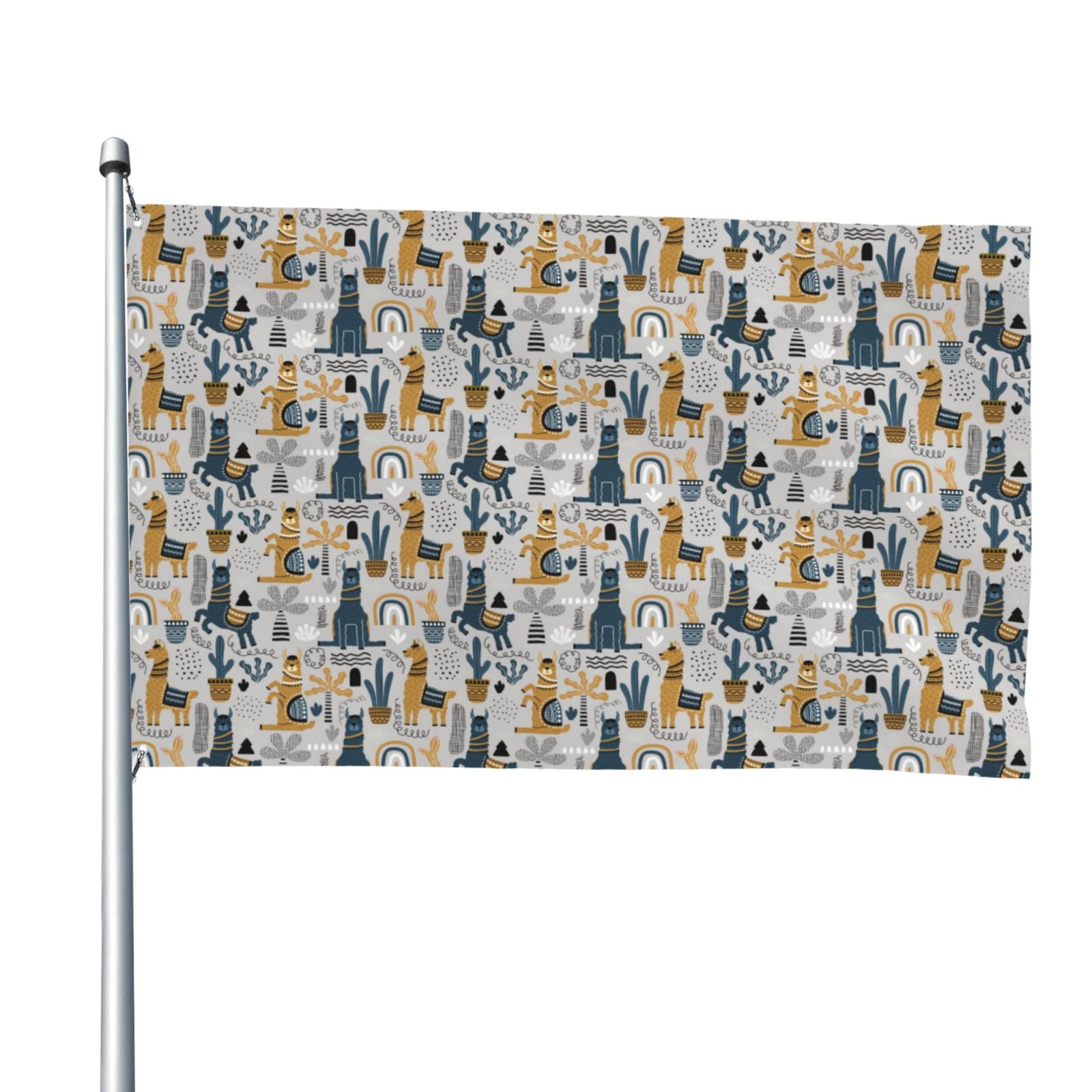 Xecao Llama and Cactus1 for Longest Lasting Flag, Made From Polyester ...