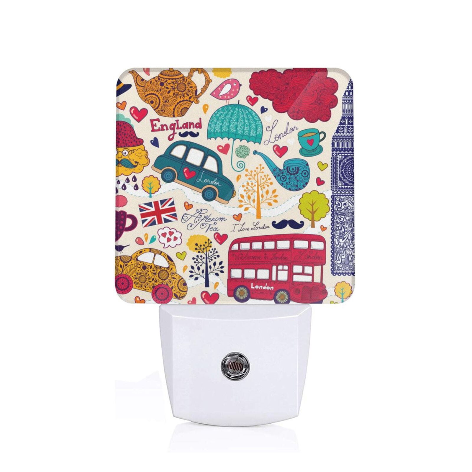 Xecao London Symbols for Night Light - a Wall-mounted LED Fixture with ...