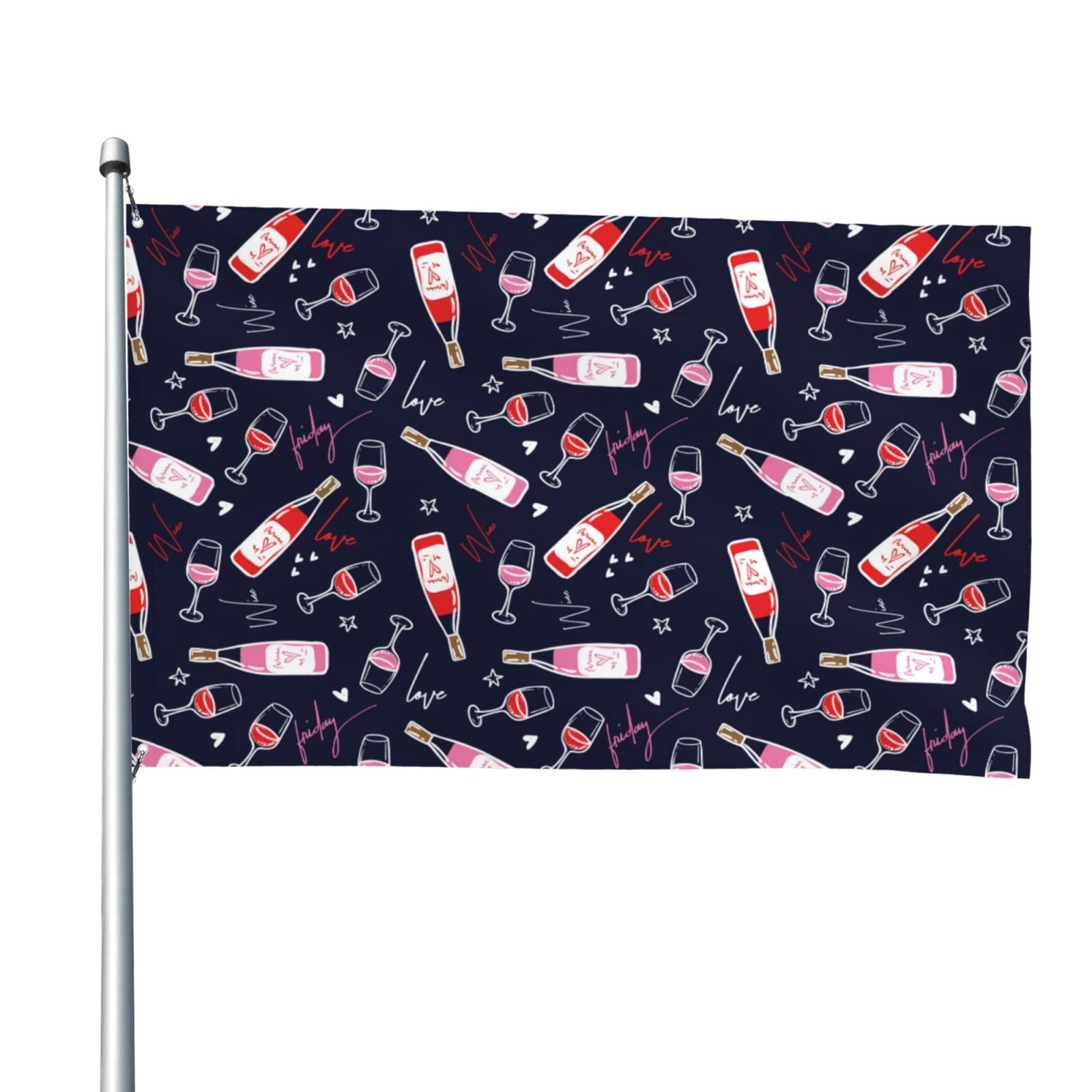 Xecao Love Wine for Longest Lasting Flag, Made From Polyester, UV ...