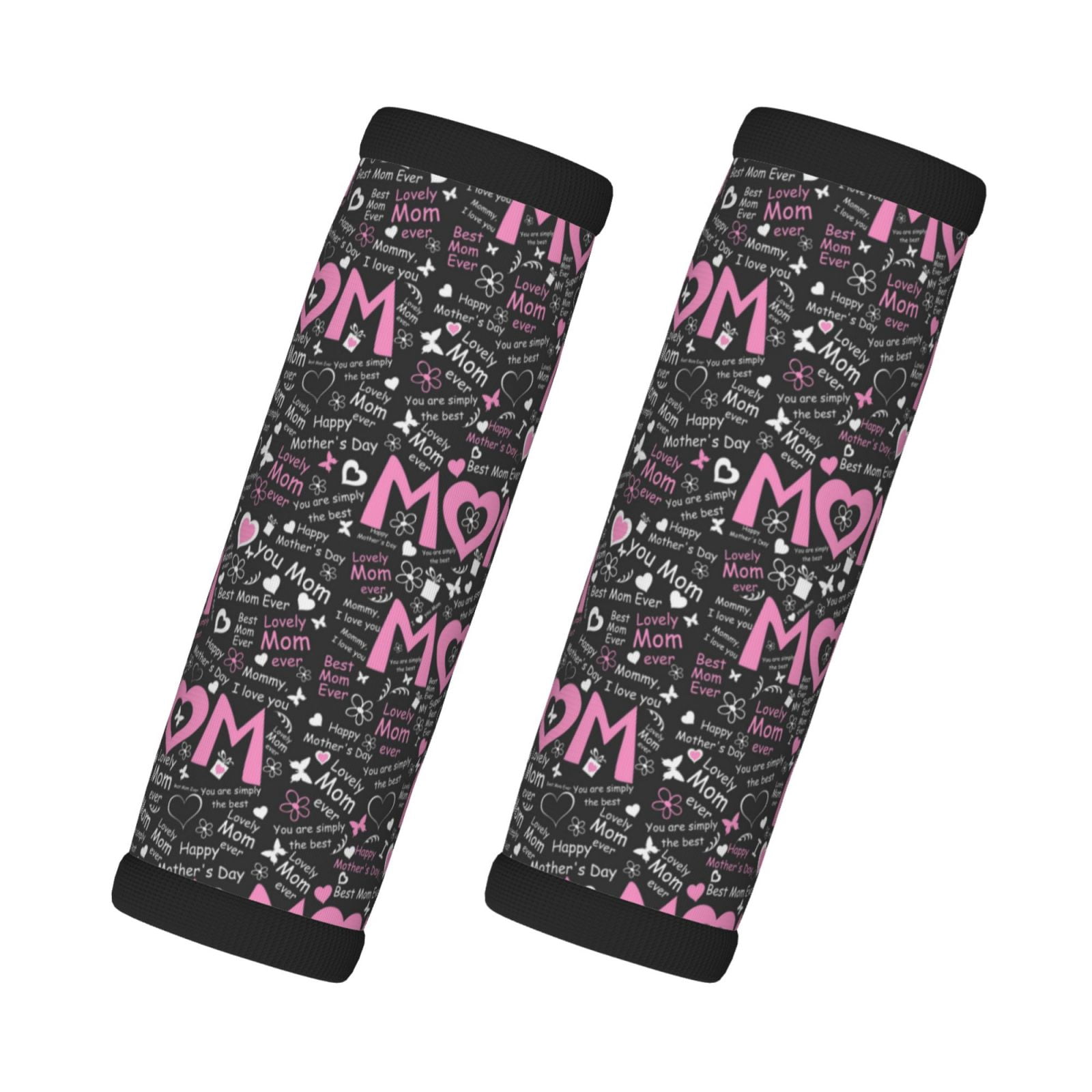 Xecao Lovely Mom Ever Print 2 Pack Luggage Handles Wrap Grips ...