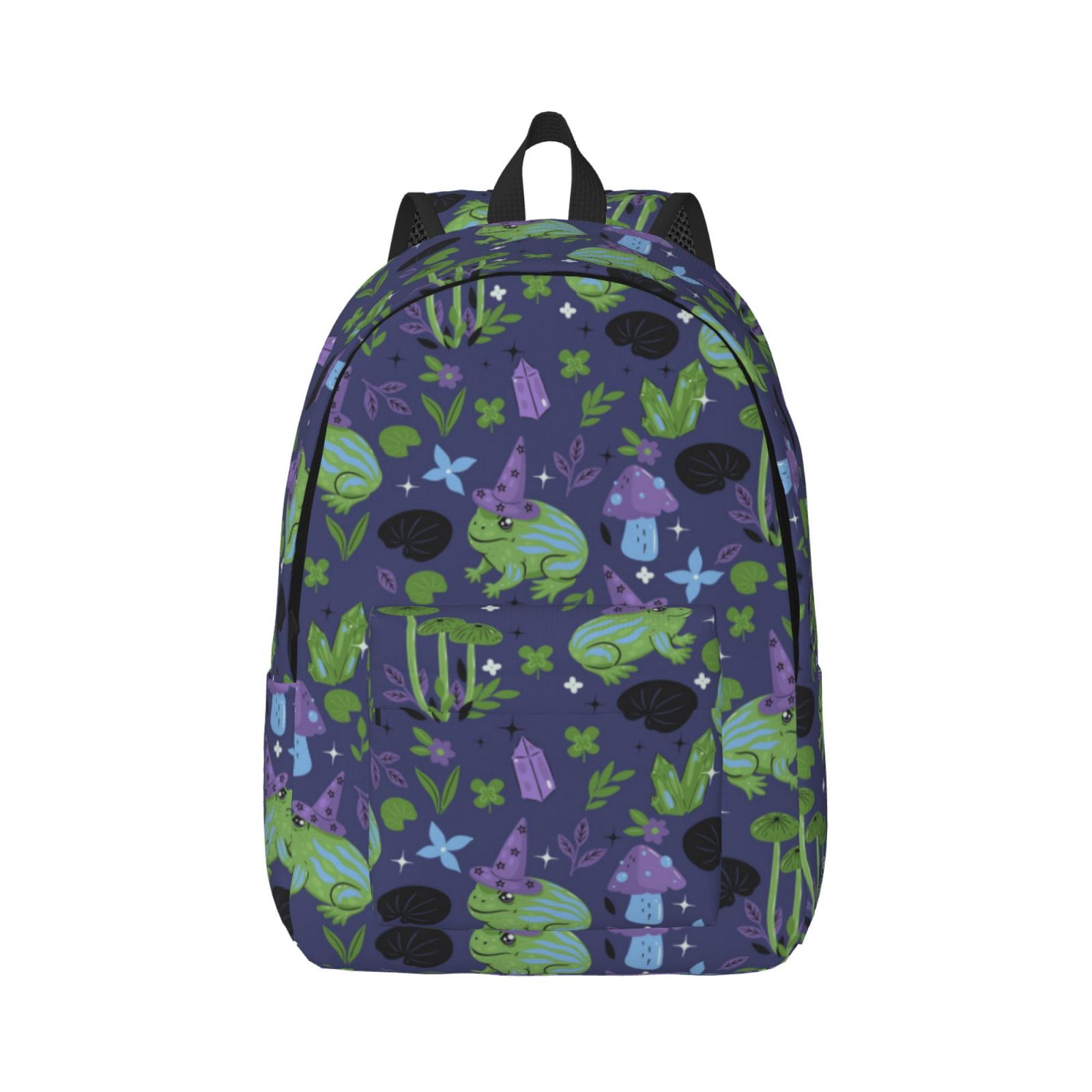 Xecao Magic Toads in Hats for Canvas College Laptop Backpack, Durable ...