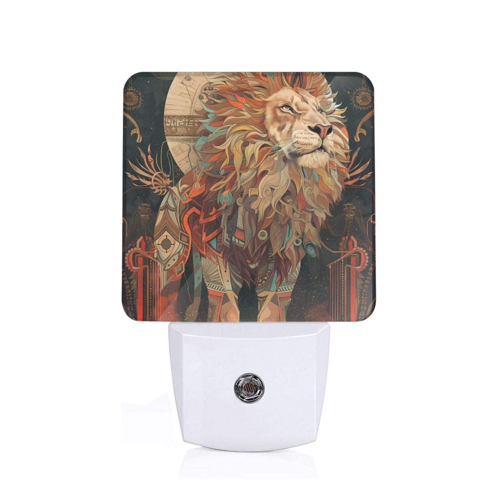 Xecao Majestic Cosmic Lion for Night Light - a Wall-mounted LED Fixture ...