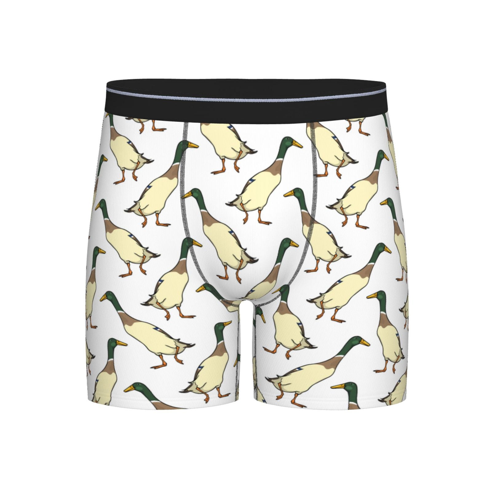 Xecao Mallard Ducks Print Boxer Briefs for Men's Stretch Moisture ...
