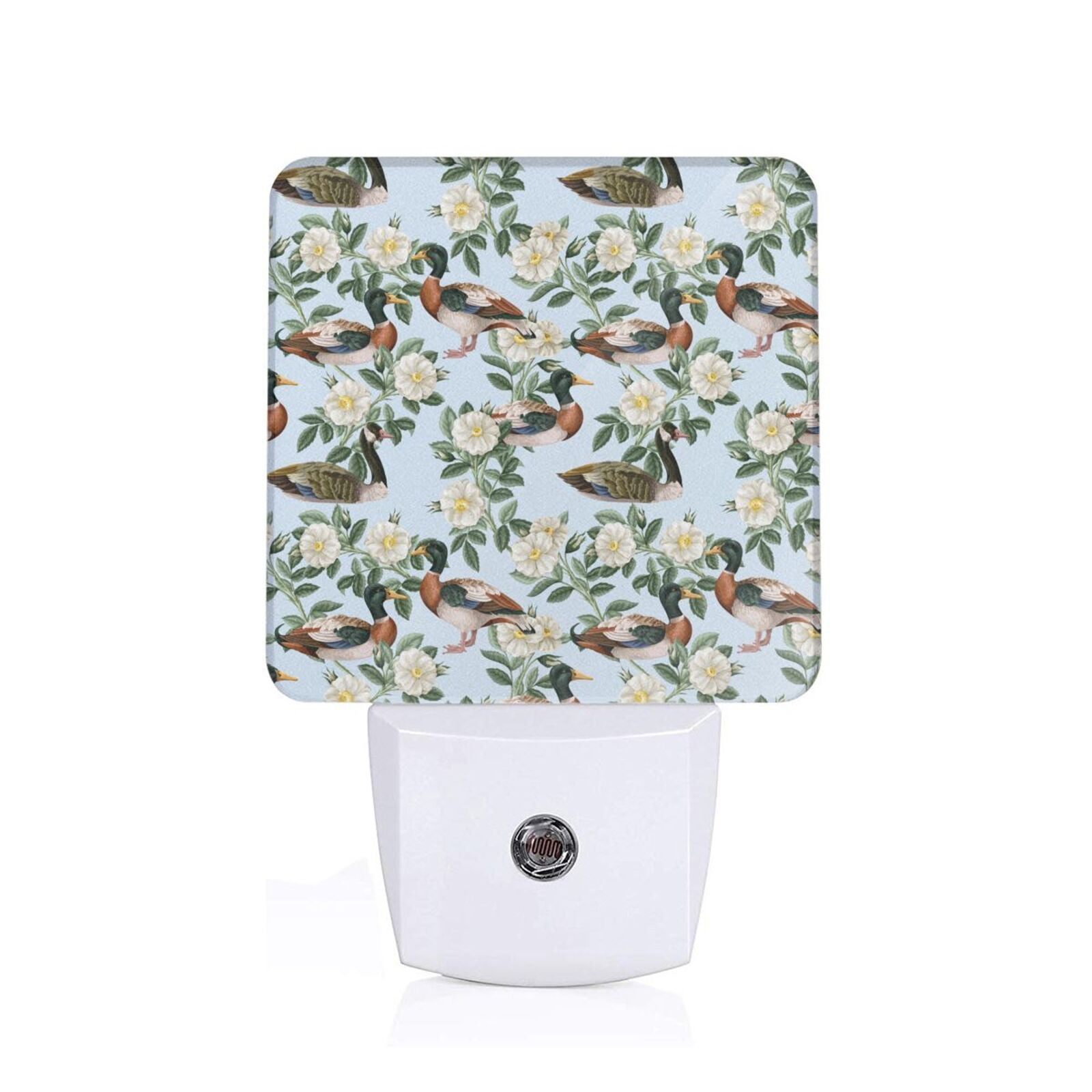 Xecao Mallard Ducks And Roses for Night Light - a Wall-mounted LED ...