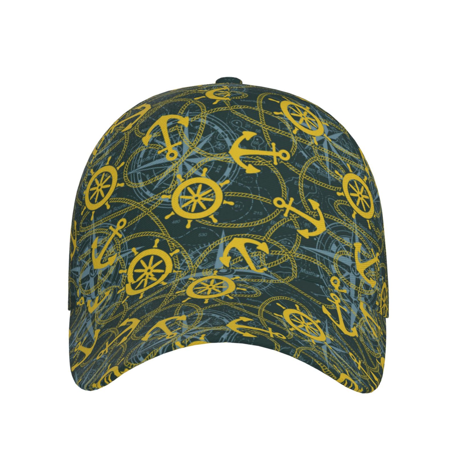 Xecao Marine Anchors And Compass for Baseball Cap: Unisex, crafted from ...