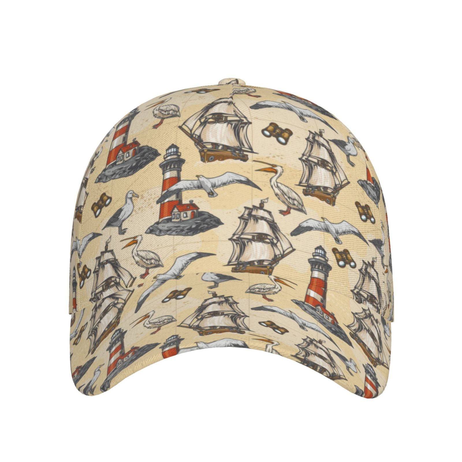 Xecao Marine Birds And Coastal Lighthouse for Baseball Cap: Unisex ...