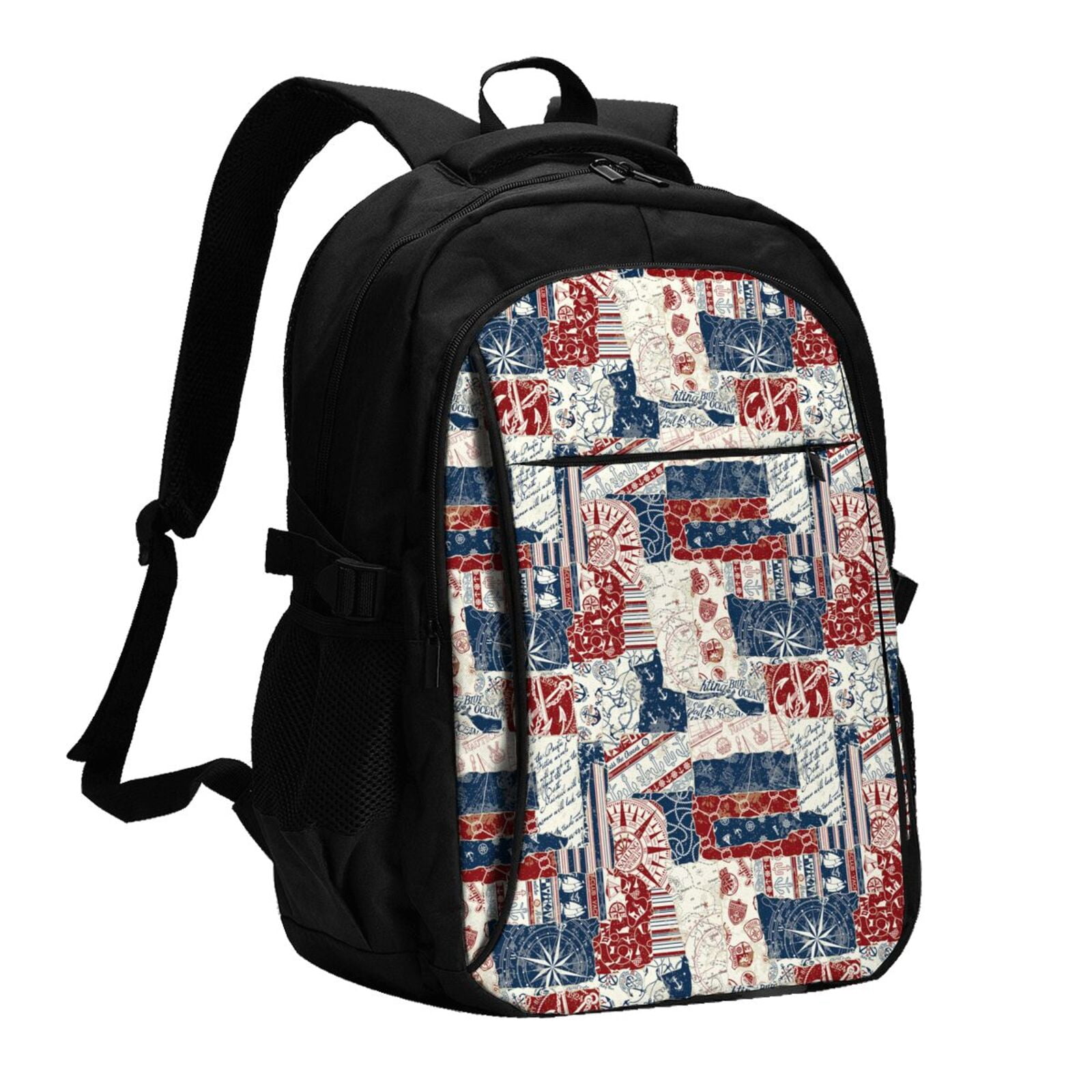 Xecao Marine Sailing for Travel Laptop Backpack, USB-Charging-Enabled ...