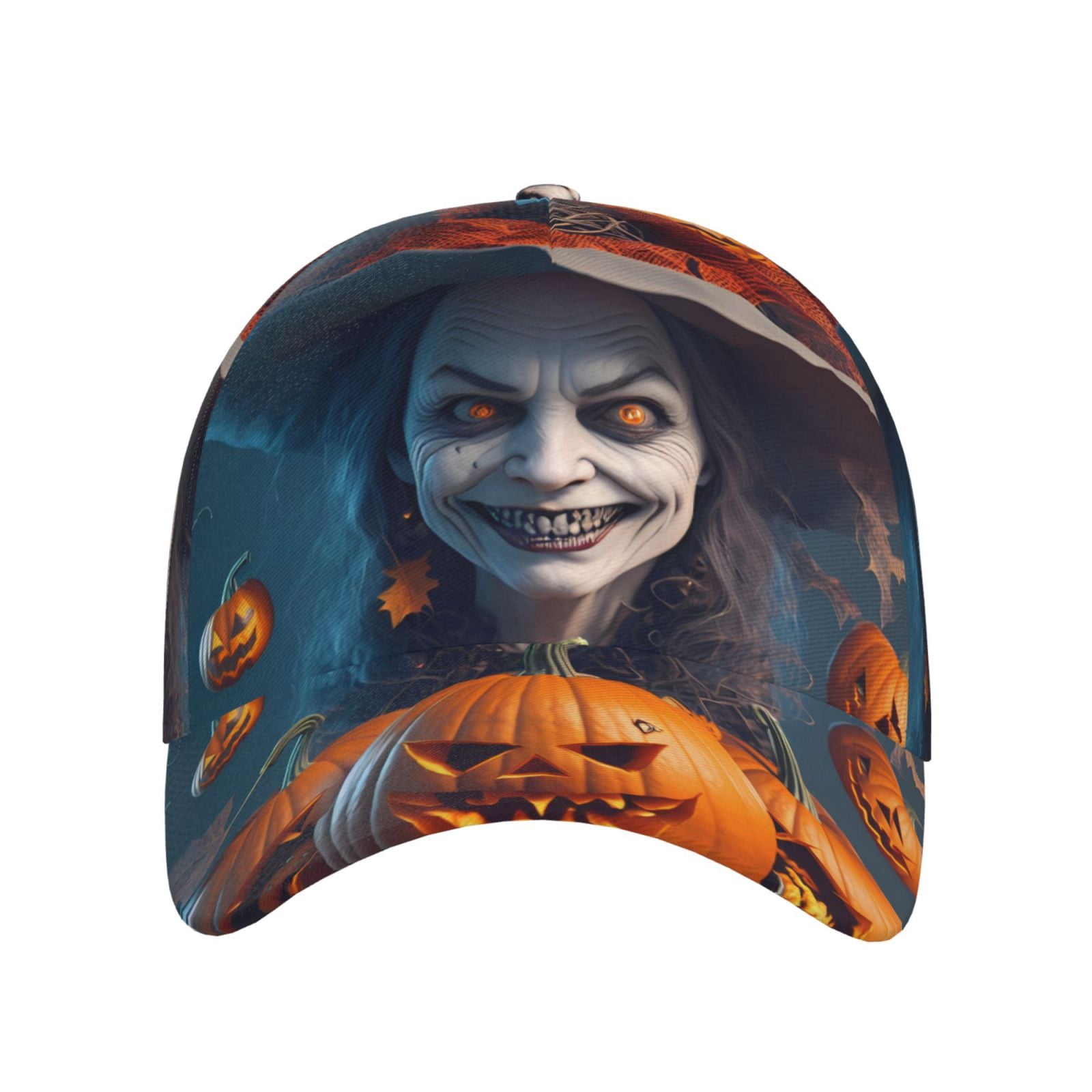 Xecao Modern Style Pumpkin Witch for Baseball Cap: Unisex, crafted from ...