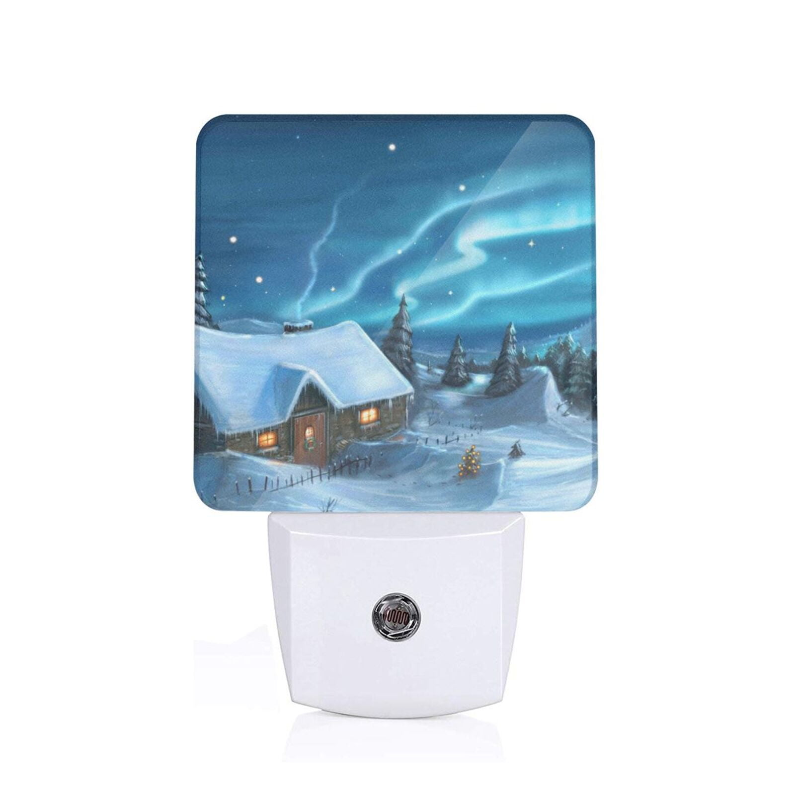 Xecao Mountain Cottage In Snow for Night Light - a Wall-mounted LED ...