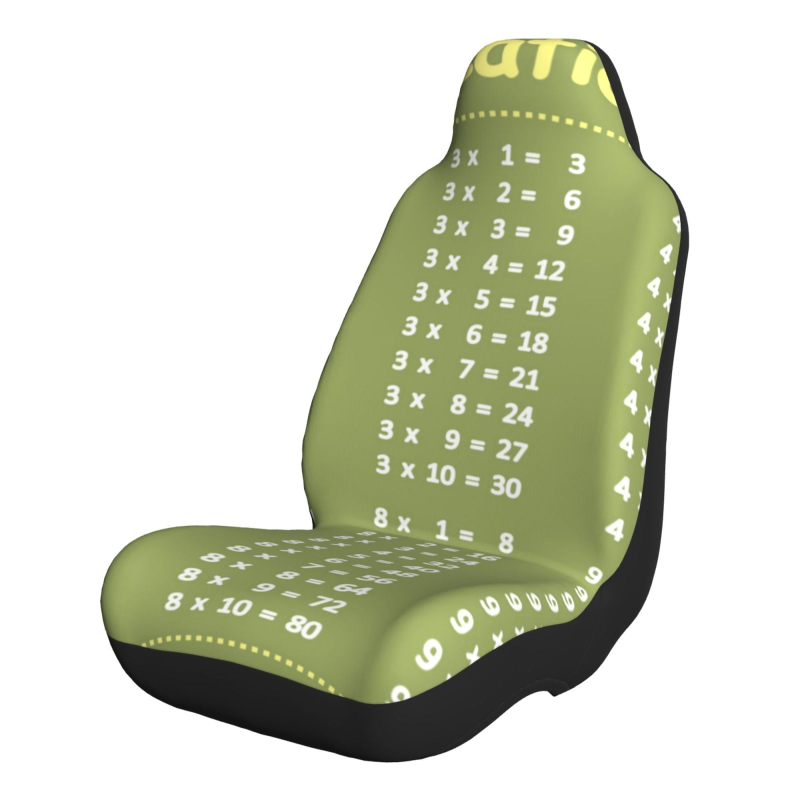 Xecao Multiplication Table1 for Automotive Seat Covers for Cars Trucks ...