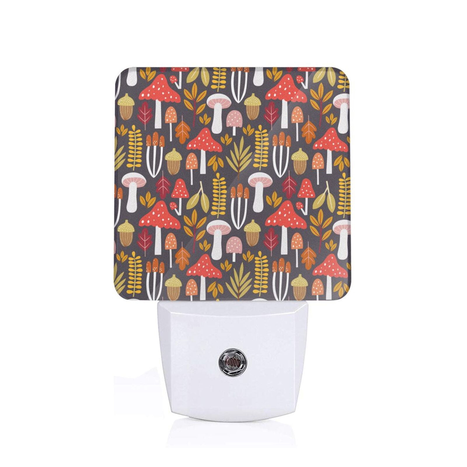 Xecao Mushrooms And Leaves for Night Light - a Wall-mounted LED Fixture ...