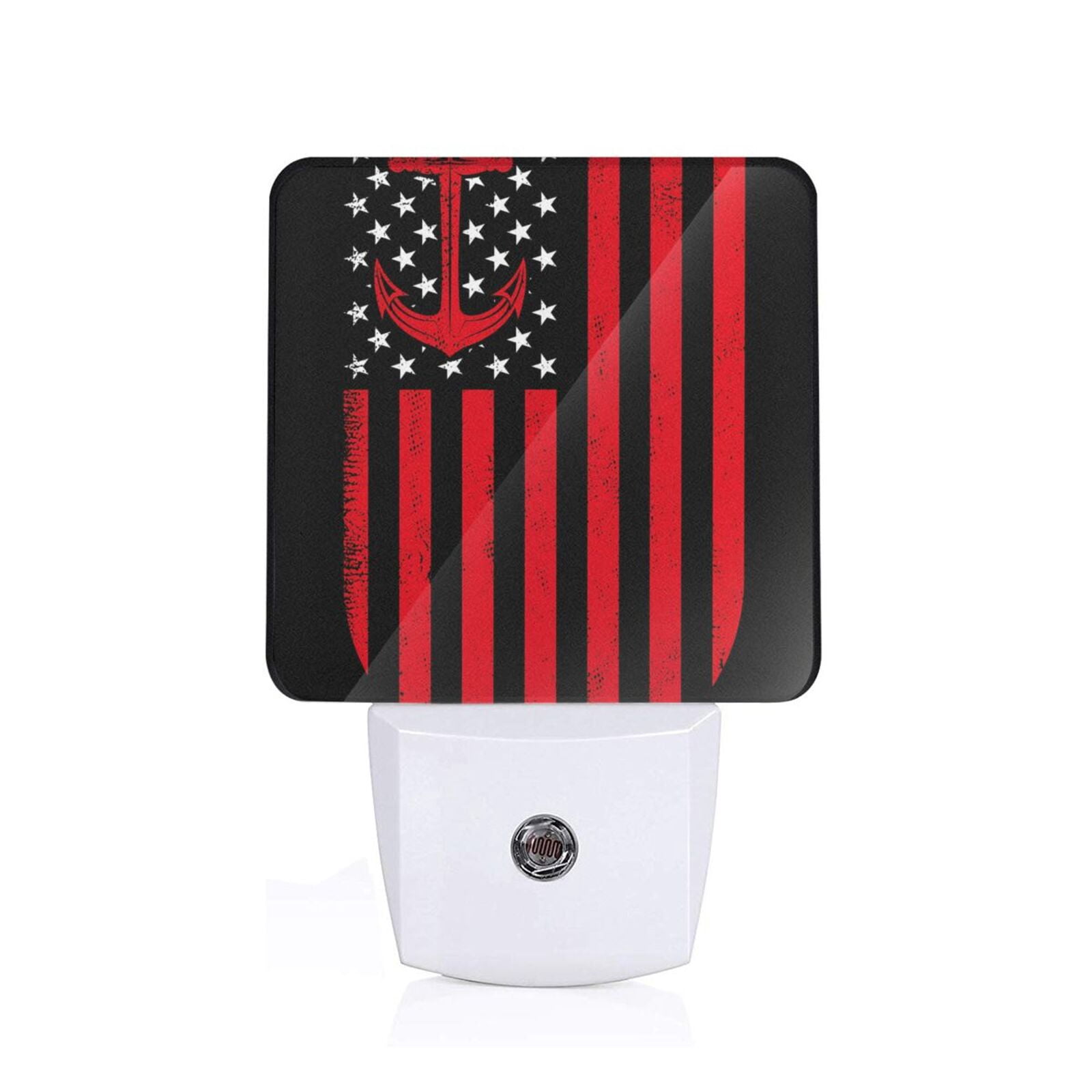 Xecao Nautical American Flag for Night Light - a Wall-mounted LED ...