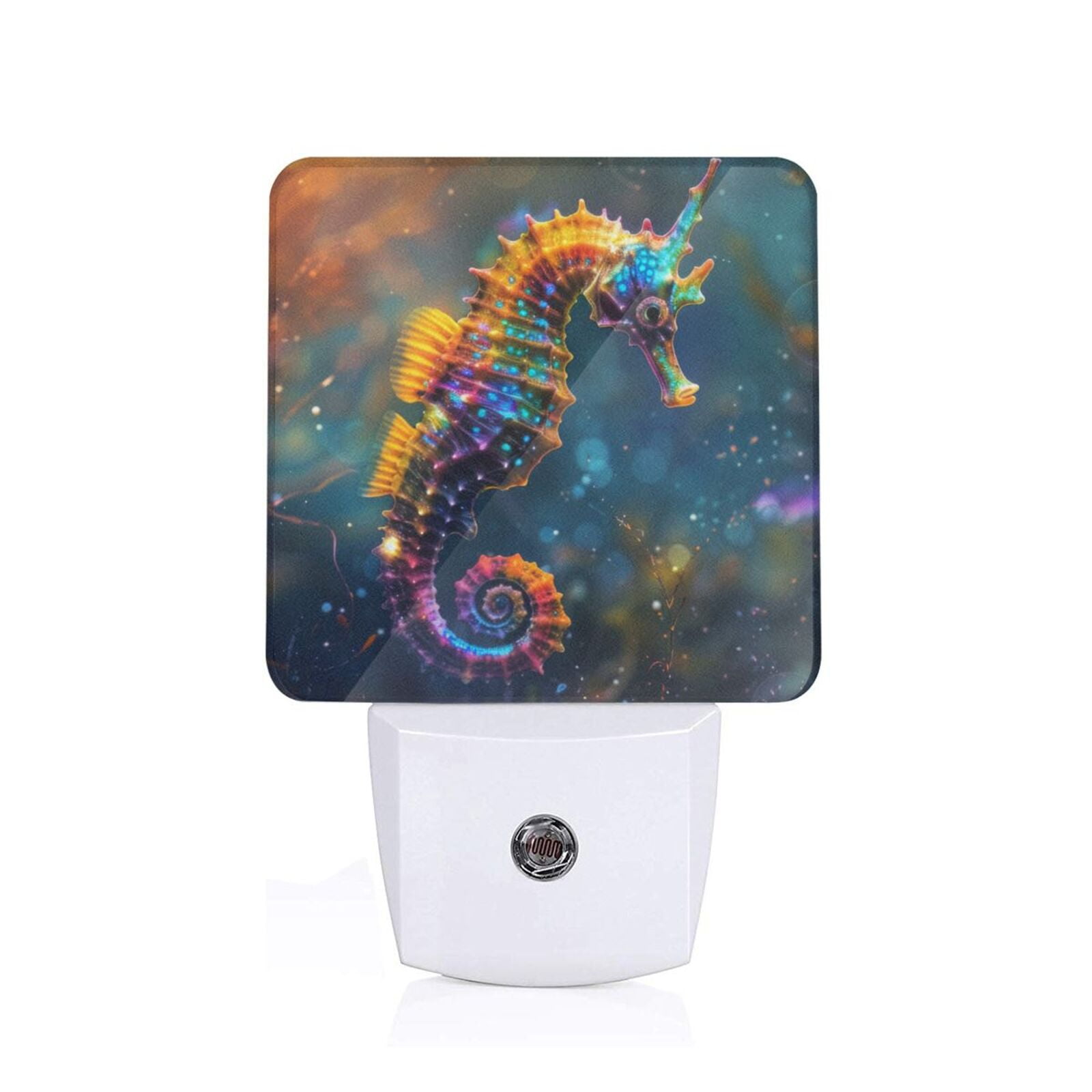 Xecao Neon Seahorse Underwater Realm for Night Light - a Wall-mounted ...