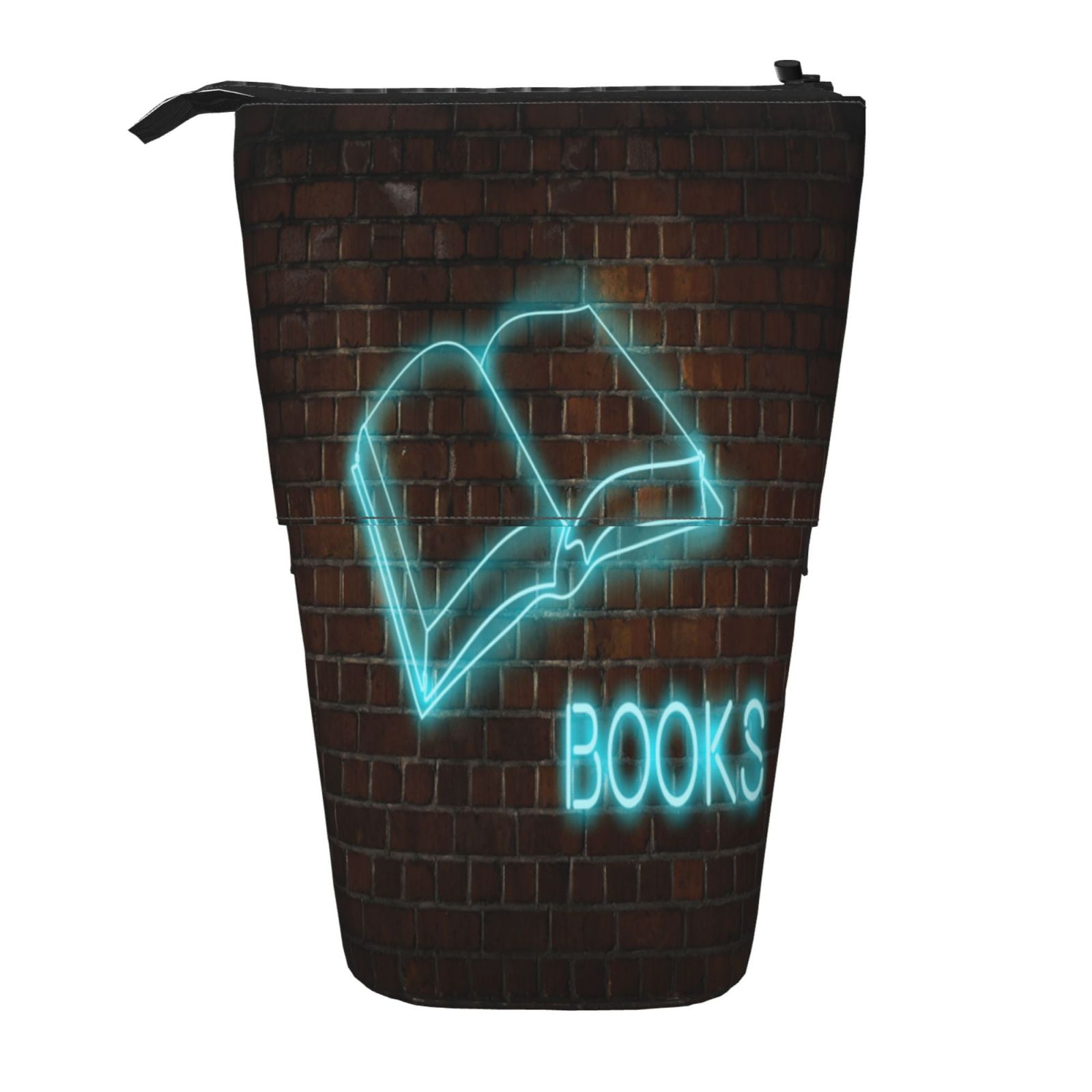 Xecao Neon Sign For Books Print Telescopic Pencil Bag Pen Holder Pop Up ...