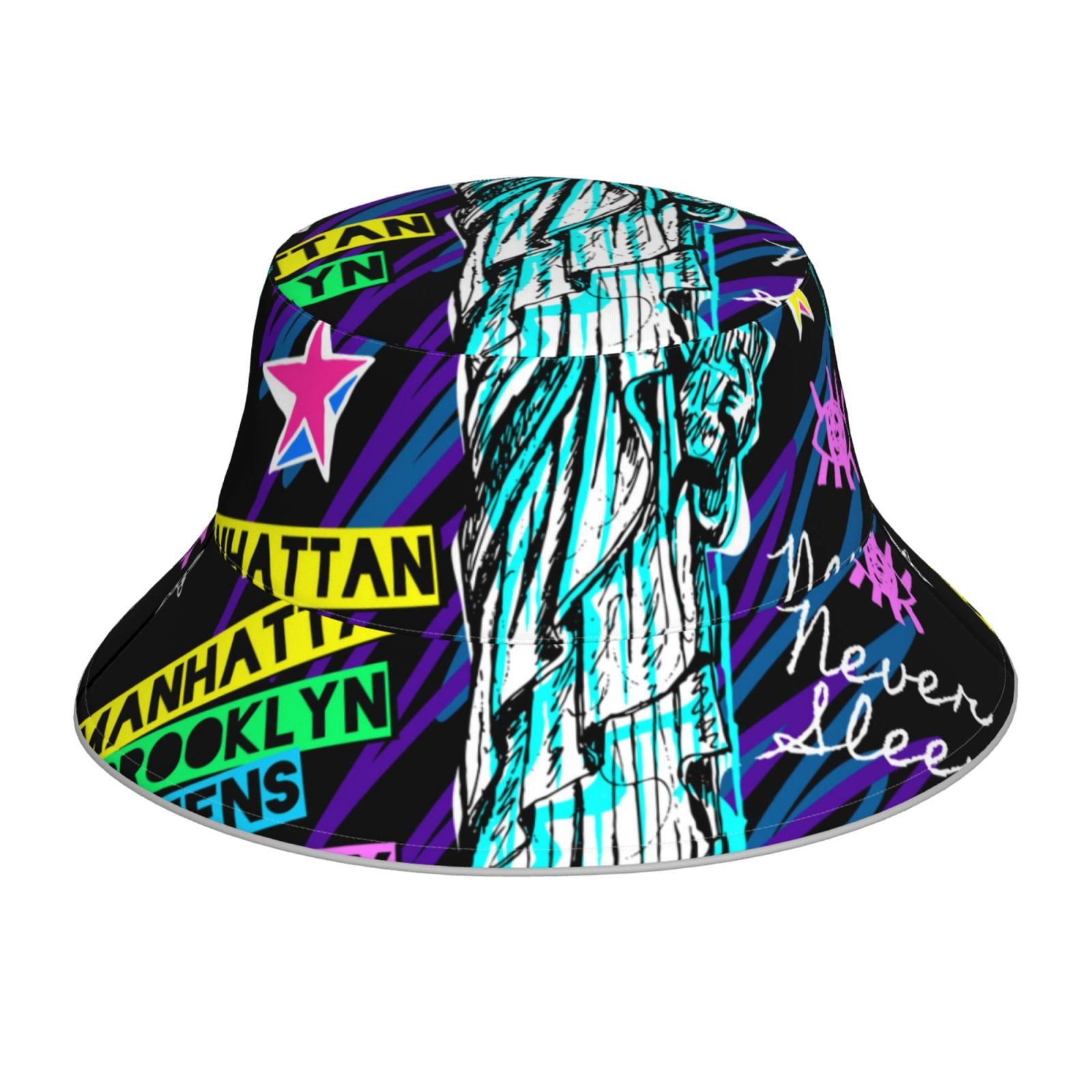 Xecao New York City Print Men and Women Night Reflective Hat Runner Cap ...