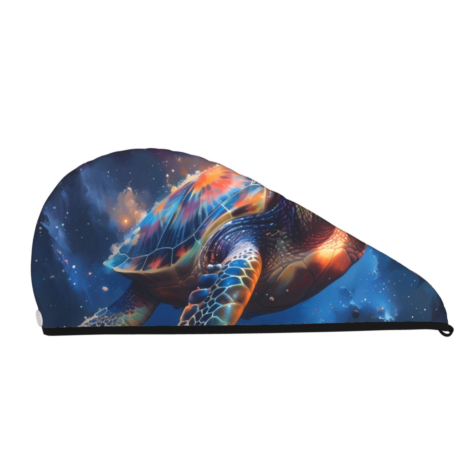 Xecao Night Sky Turtle Print Hair Towel, Hair Turbans for Wet Hair ...