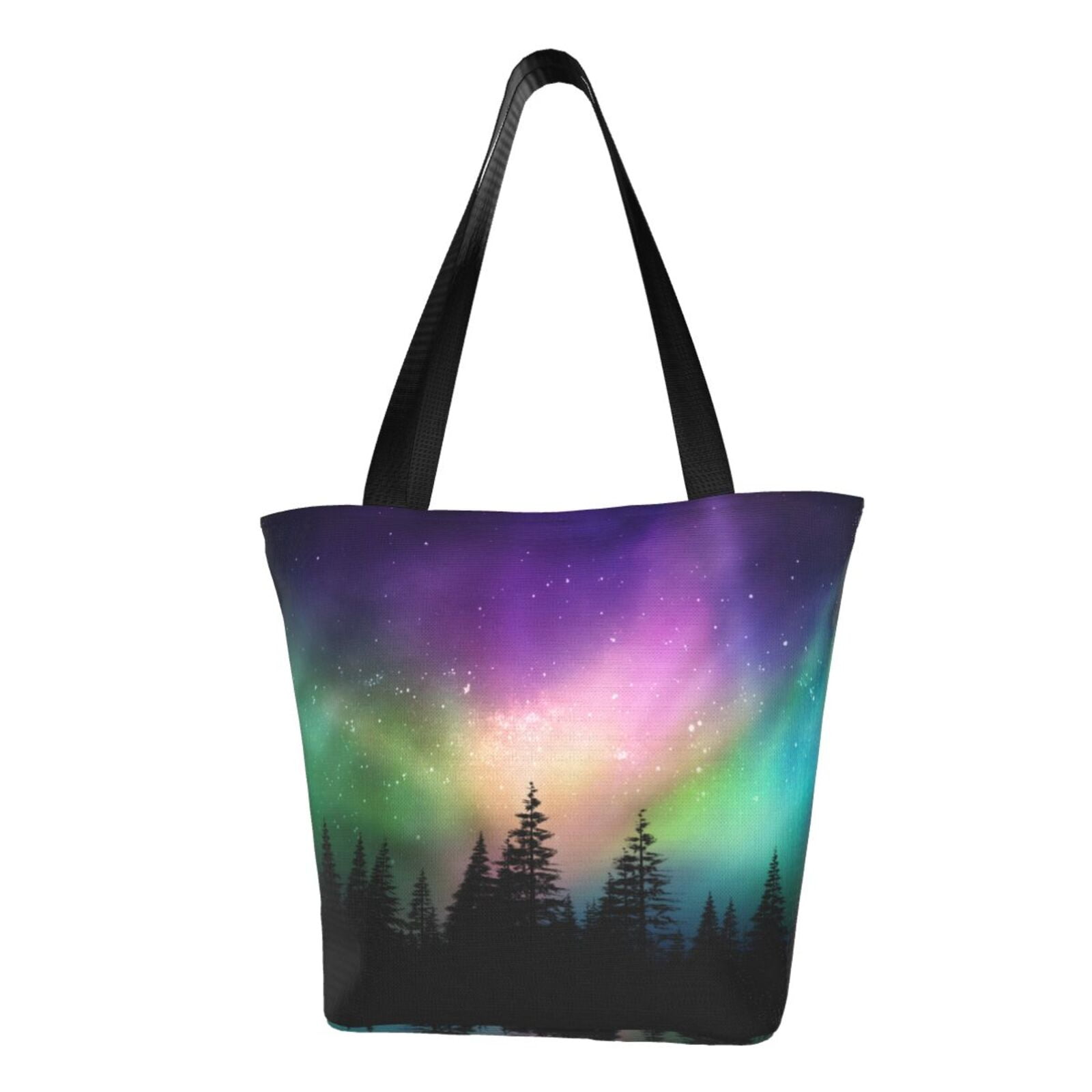 Xecao Northern Lights for Tote Bag for Women -Tote Shoulder Bag with A Little Pocket Inside ...