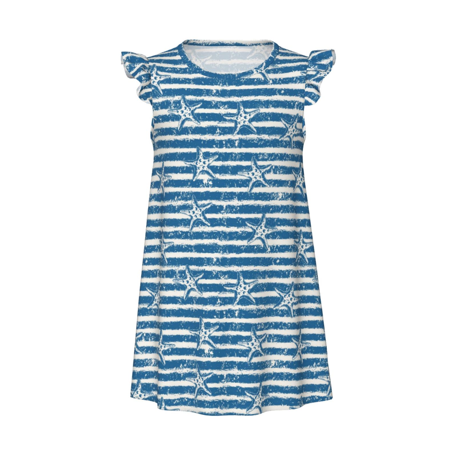 Xecao Ocean on Striped Nightgowns for Girls: Elegant Princess Pajama ...