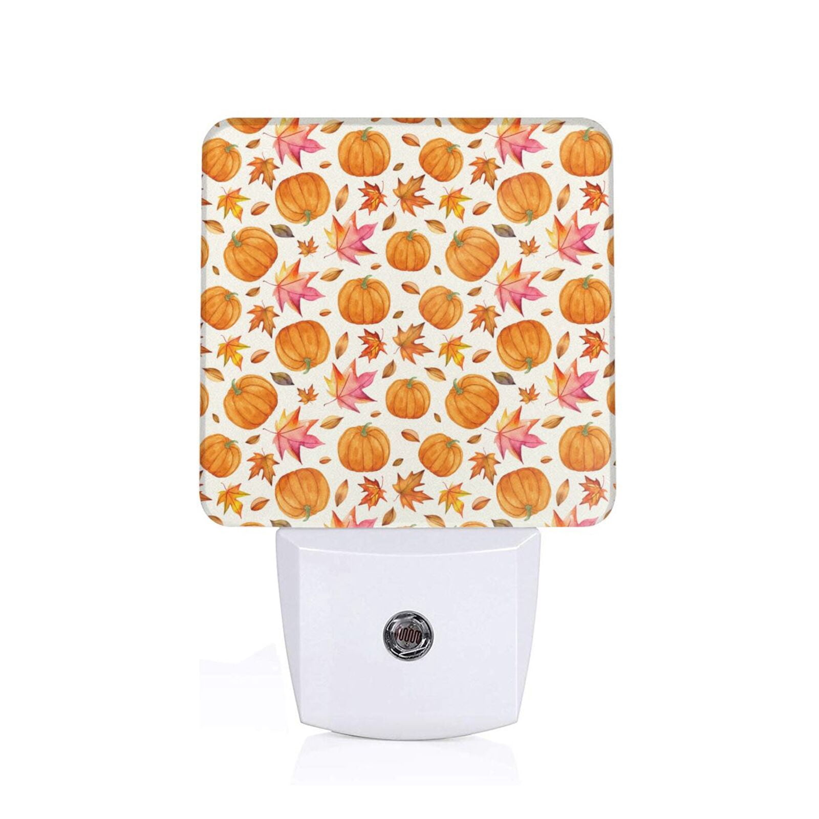 Xecao Orange Autumn Leaves for Night Light - a Wall-mounted LED Fixture ...