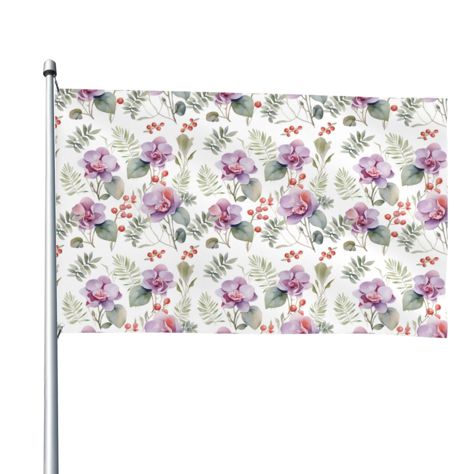 Xecao Orchids Flowers for Longest Lasting Flag, Made From Polyester, UV ...