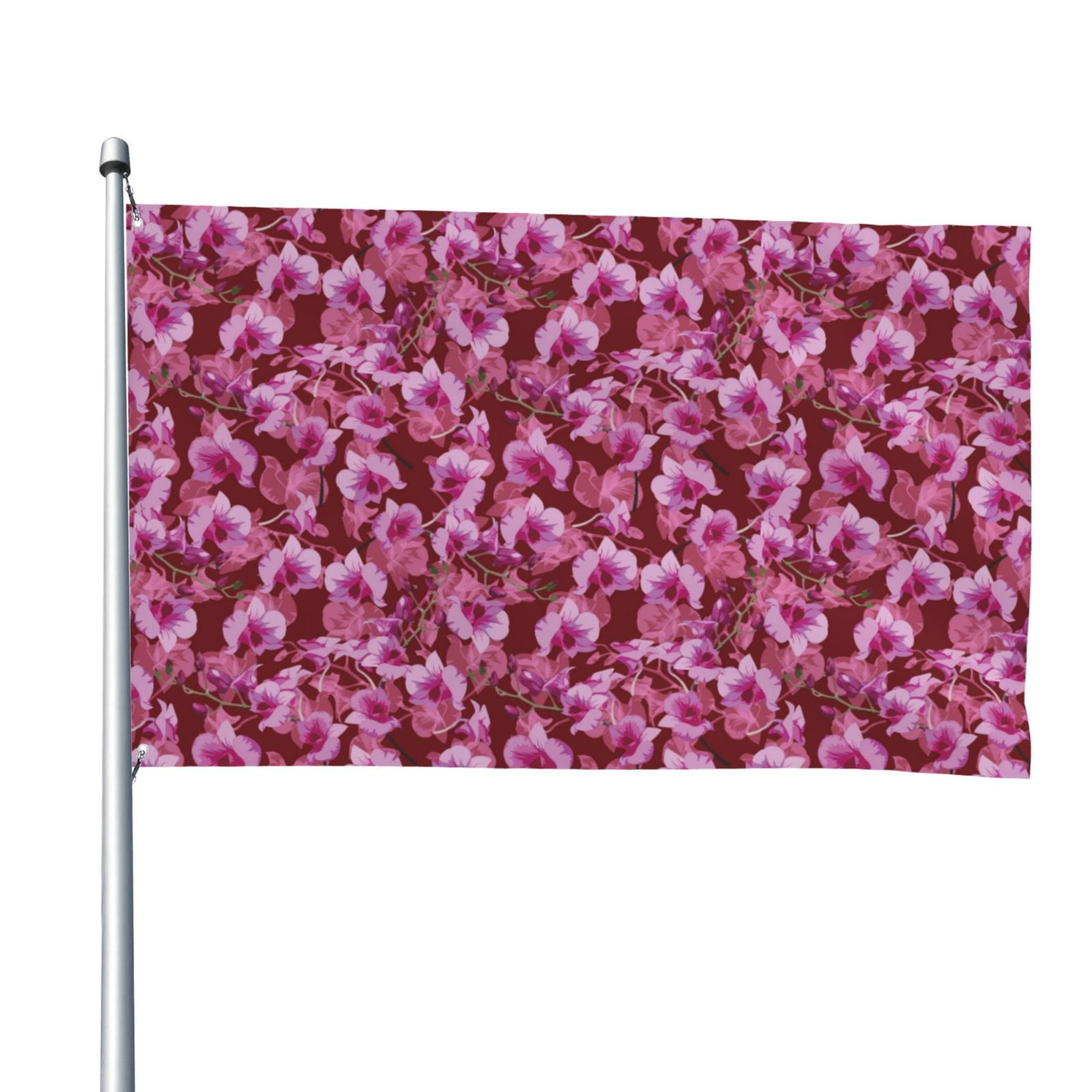 Xecao Orchids Flowers for Longest Lasting Flag, Made From Polyester, UV ...