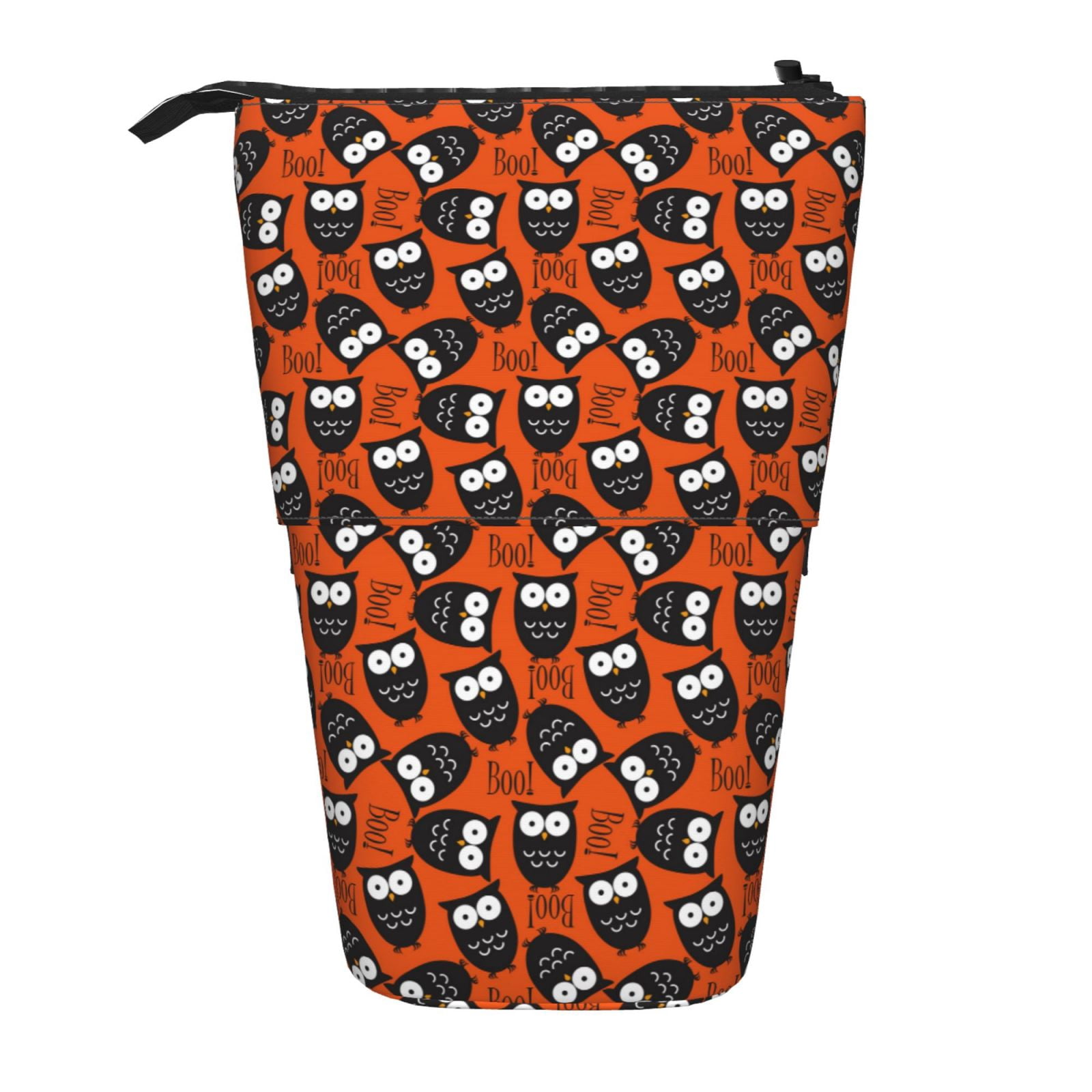 Xecao Owls And Boo Print Telescopic Pencil Bag Pen Holder Pop Up ...