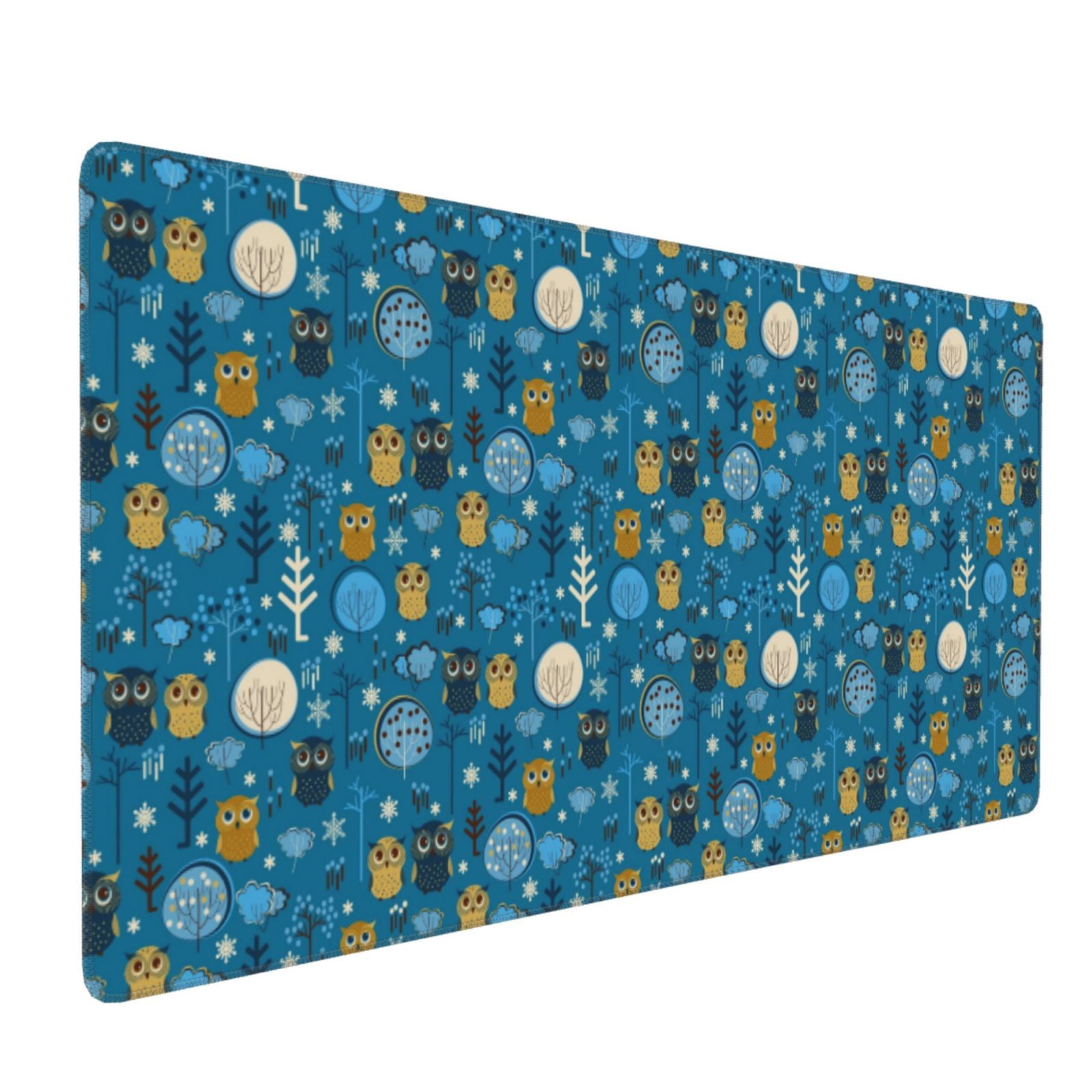 Xecao Owls And Trees Print Large Mouse Pad, 16x35.5in Mousepad ...