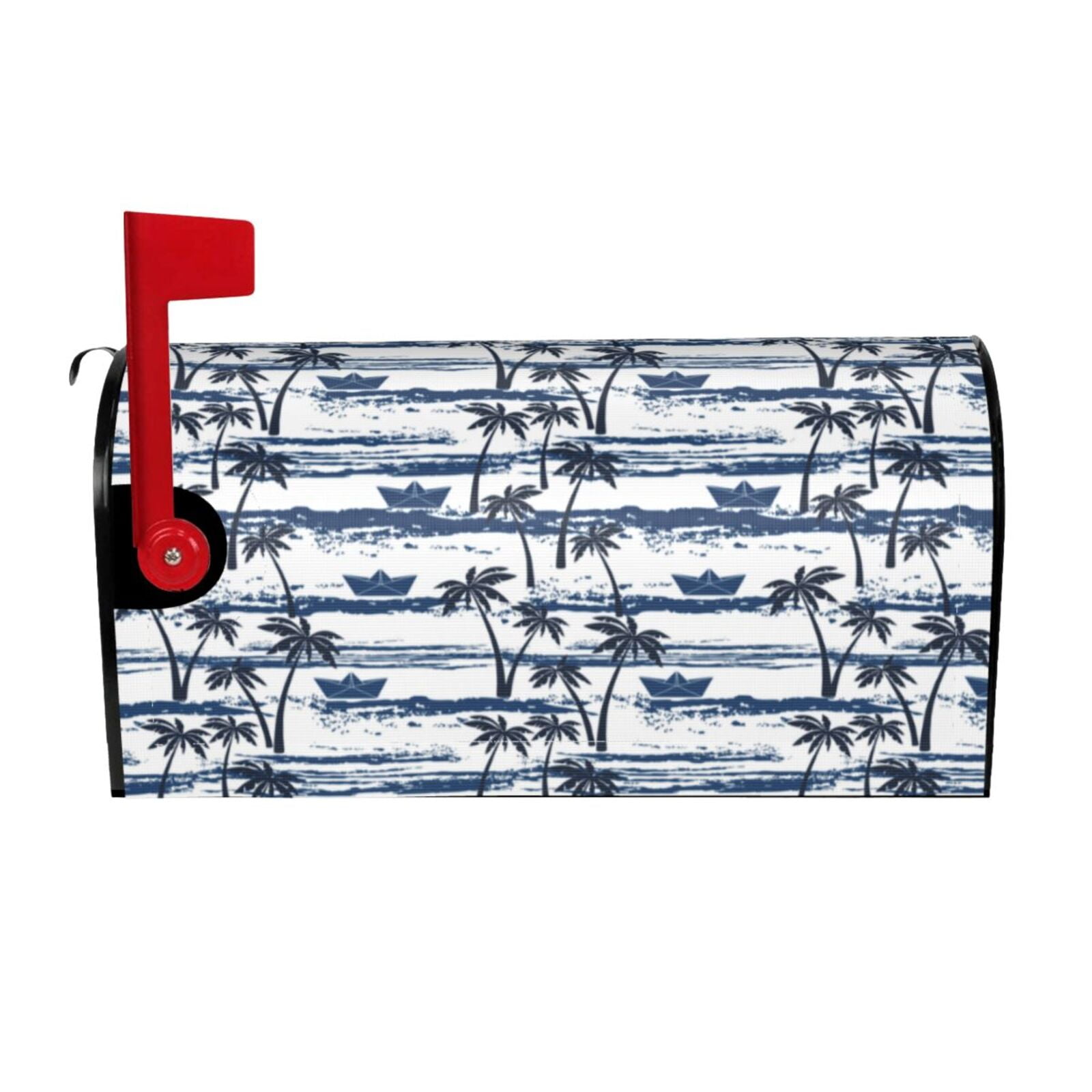 Xecao Palm Tree for Mailbox Cover with Magnetic Strips, Waterproof and ...