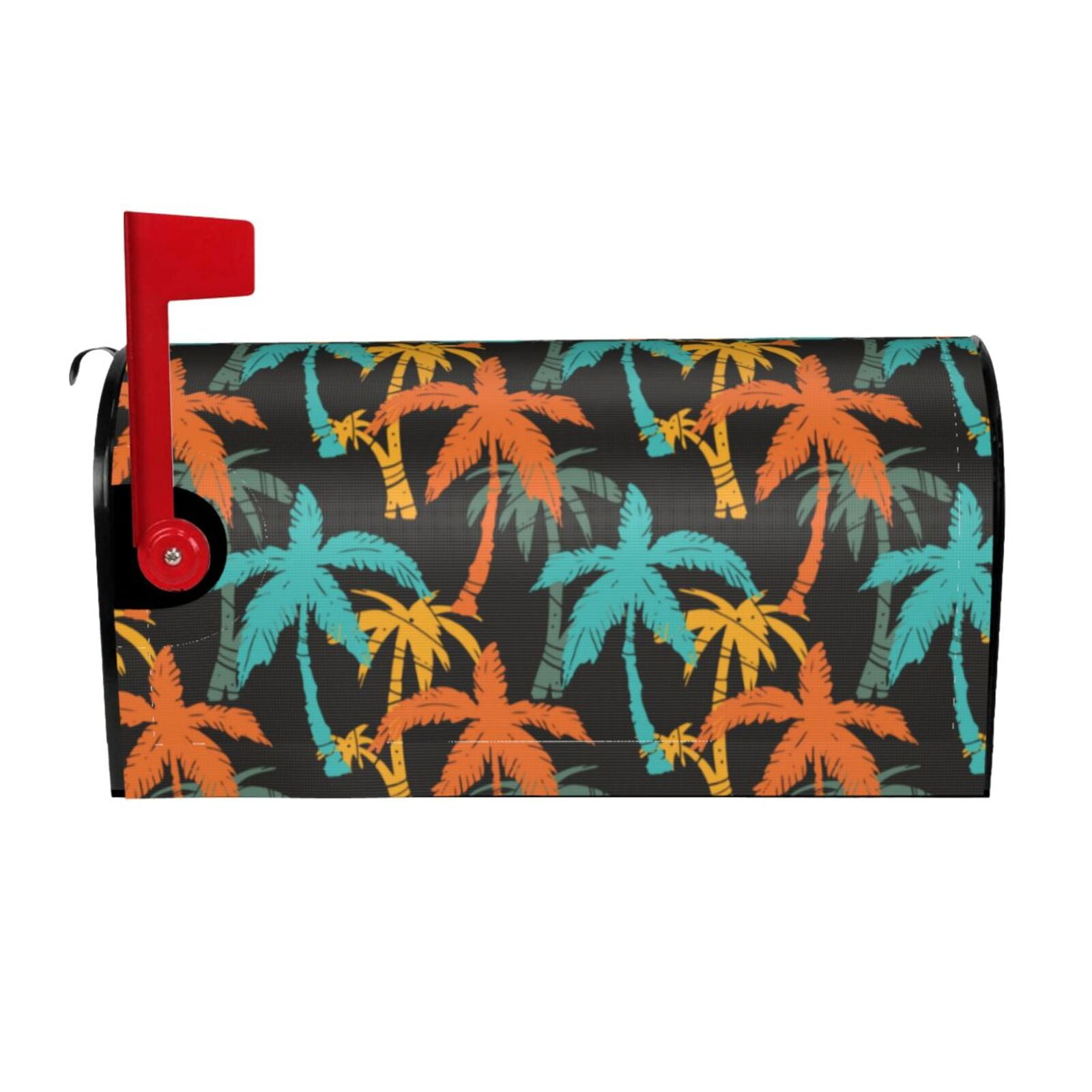 Xecao Palm Trees for Mailbox Cover with Magnetic Strips, Waterproof and ...
