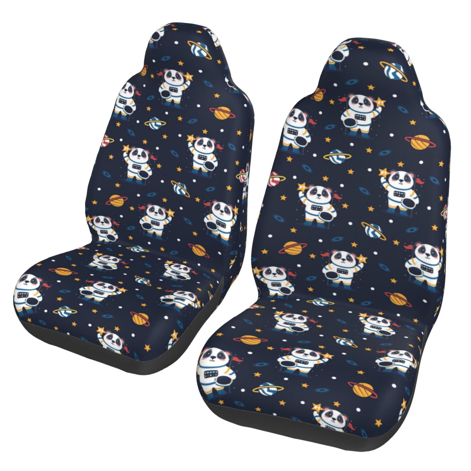 Xecao Panda Astronaut Print Car Seat Cover in That Fits Most Cars, Vans ...