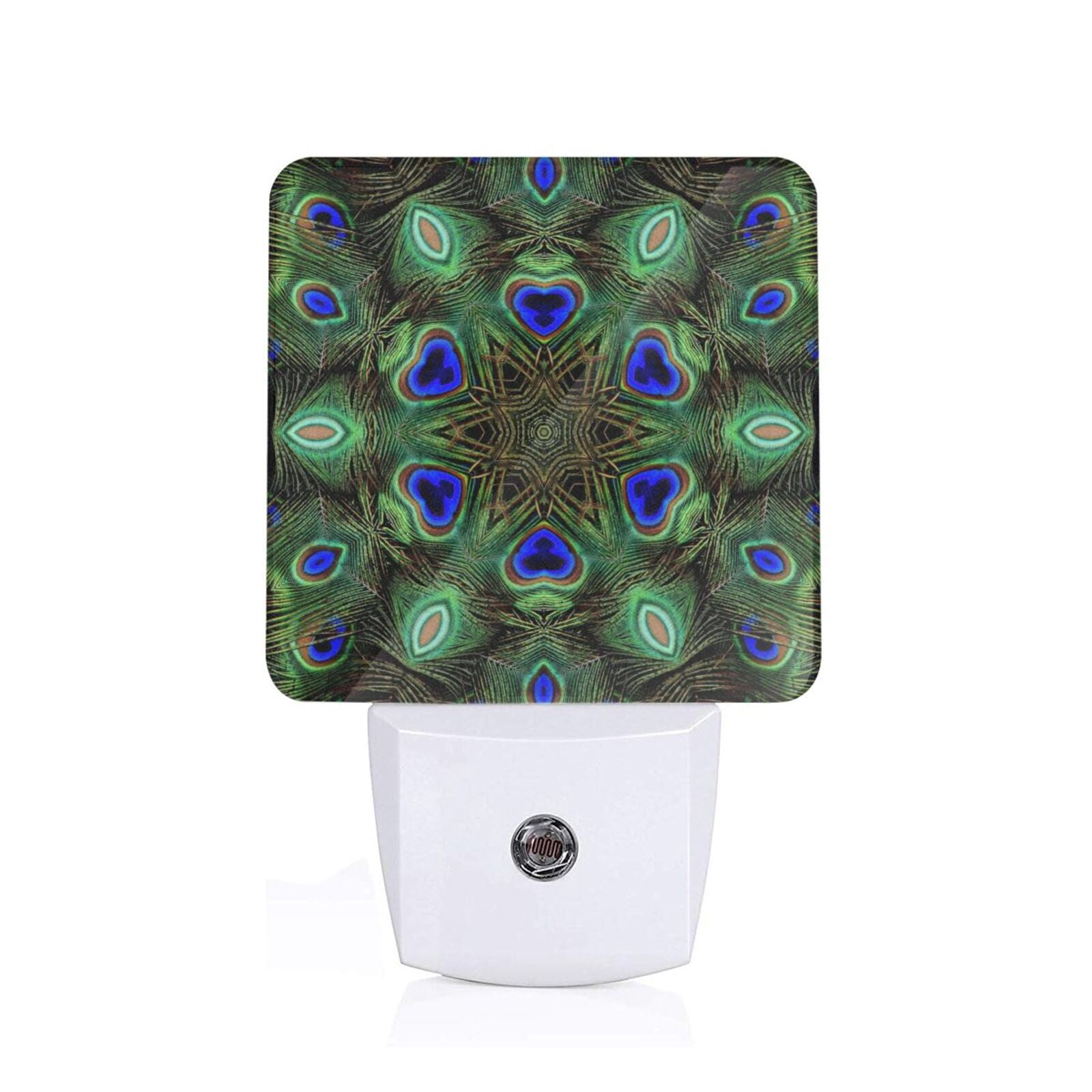 Xecao Peacock Feathers for Night Light - a Wall-mounted LED Fixture ...