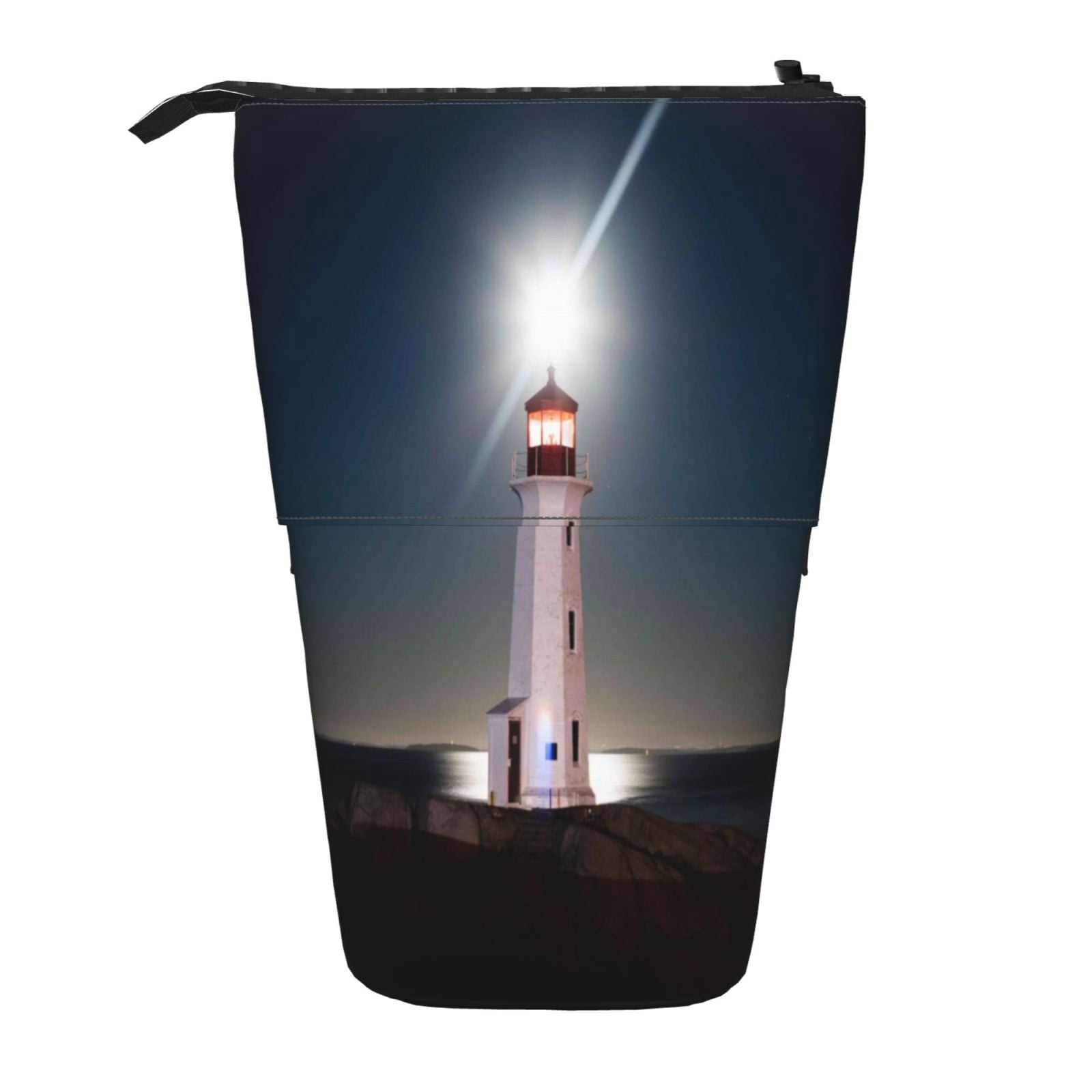 Xecao Peggy's Cove Lighthouse Print Telescopic Pencil Bag Pen Holder ...