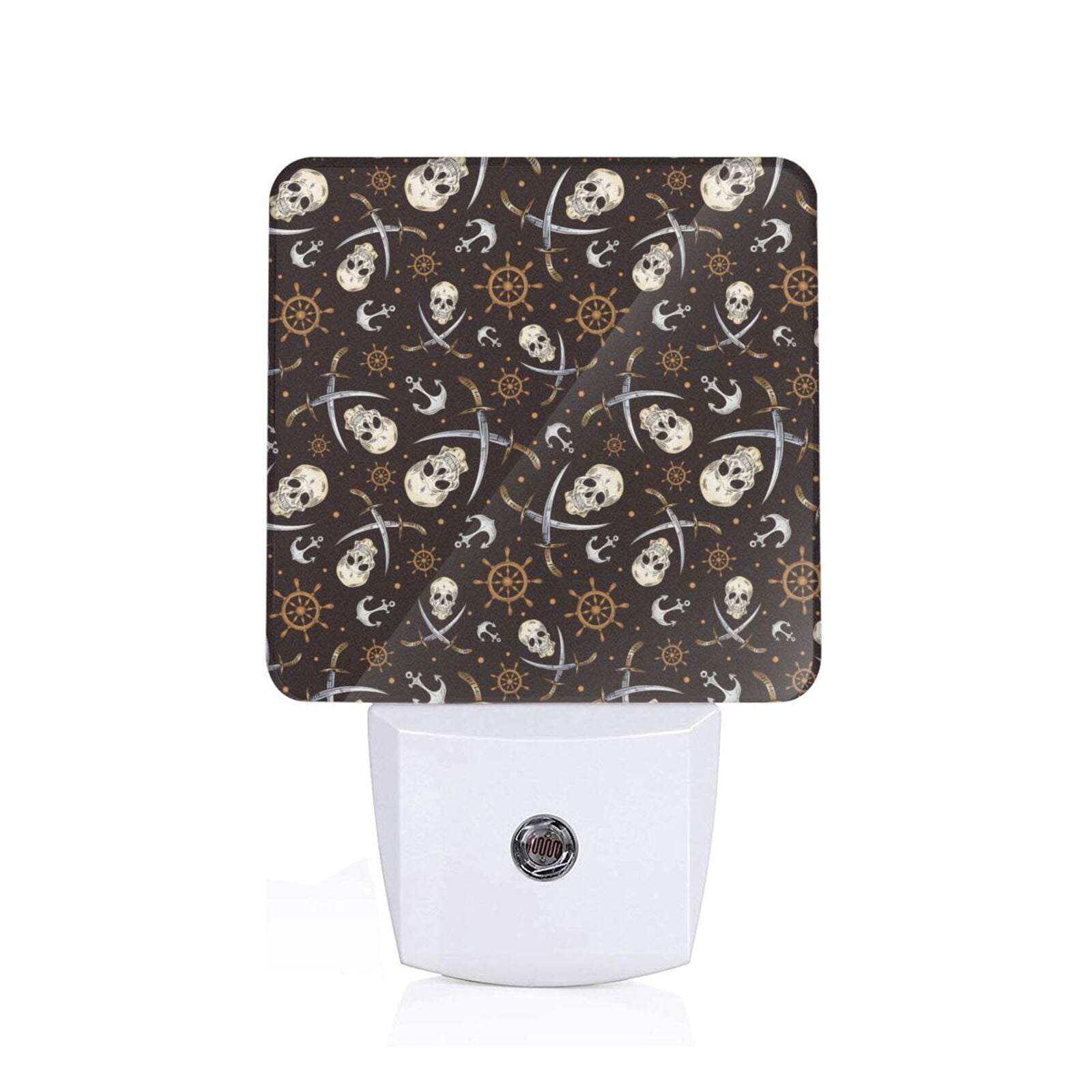 Xecao Pirate Skulls for Night Light - a Wall-mounted LED Fixture with A ...