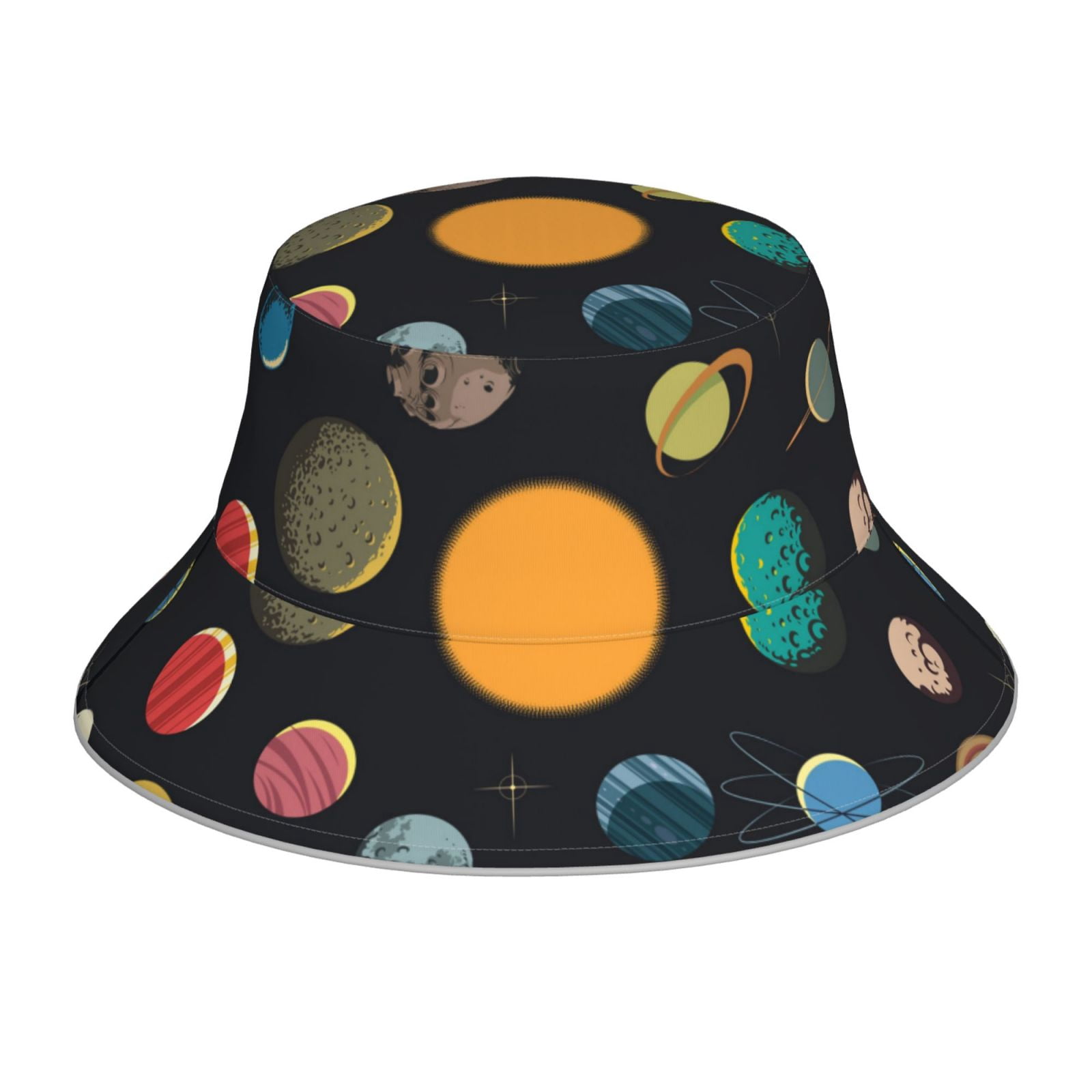 Xecao Planets And Their Moons Print Men and Women Night Reflective Hat ...